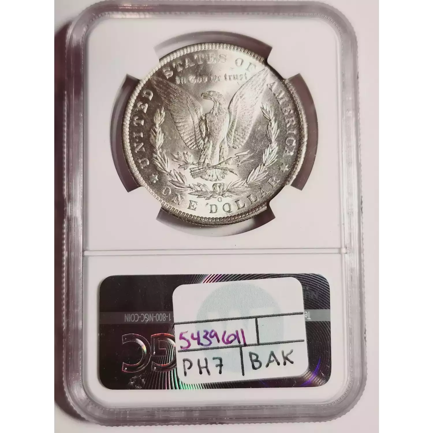 1890-O Morgan Silver Dollar NGC MS-62 - Bob Paul Rare Coins