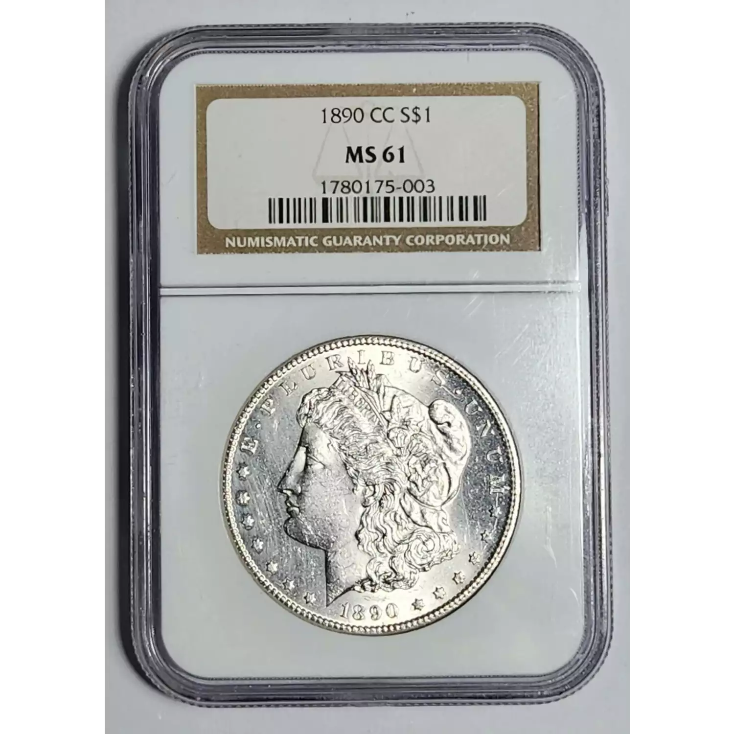 1890-CC Morgan Silver Dollar NGC MS-61 - Bob Paul Rare Coins