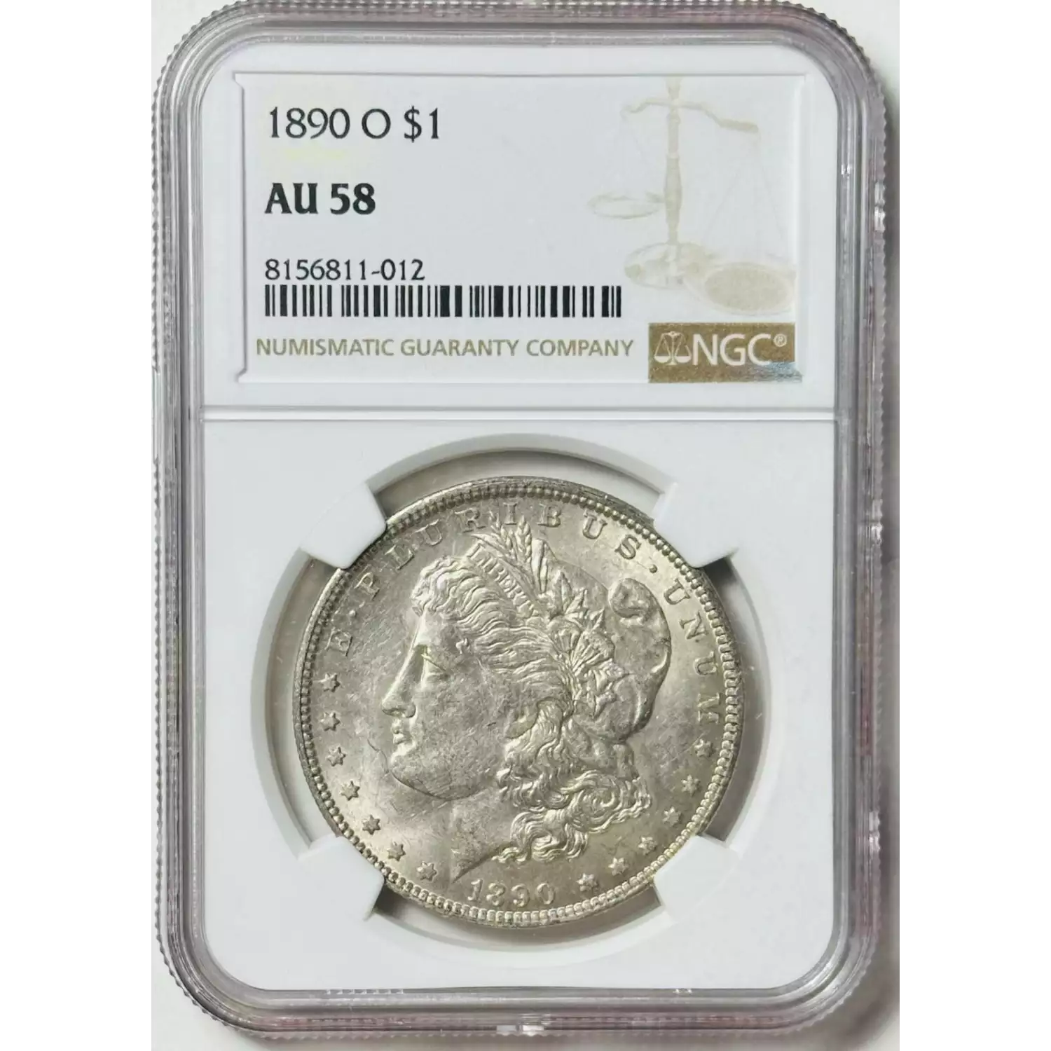 1890-O Morgan Silver Dollar NGC AU-58 - Bob Paul Rare Coins