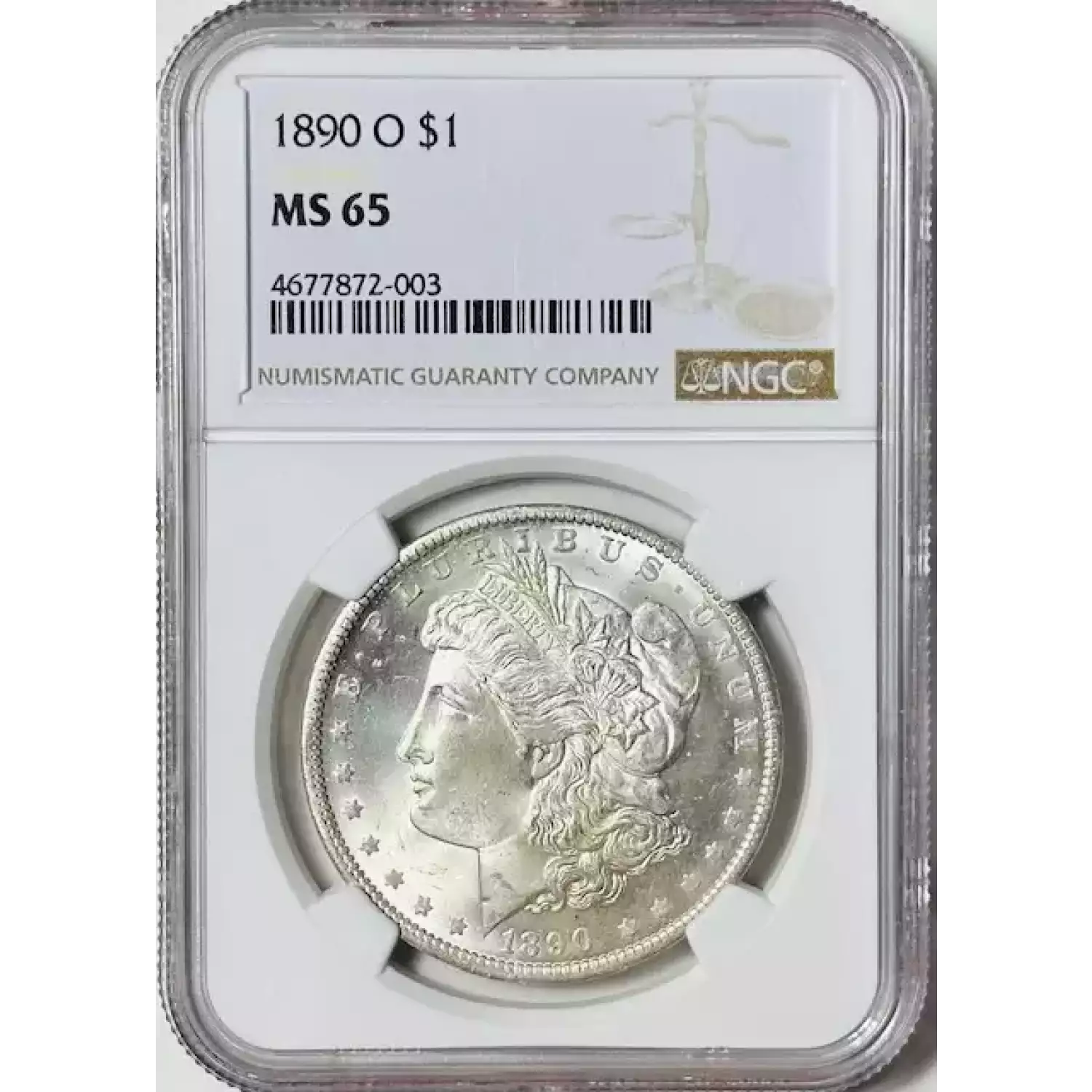 1890-O Morgan Silver Dollar NGC MS-65 White PQ Coin! - Bob Paul Rare Coins