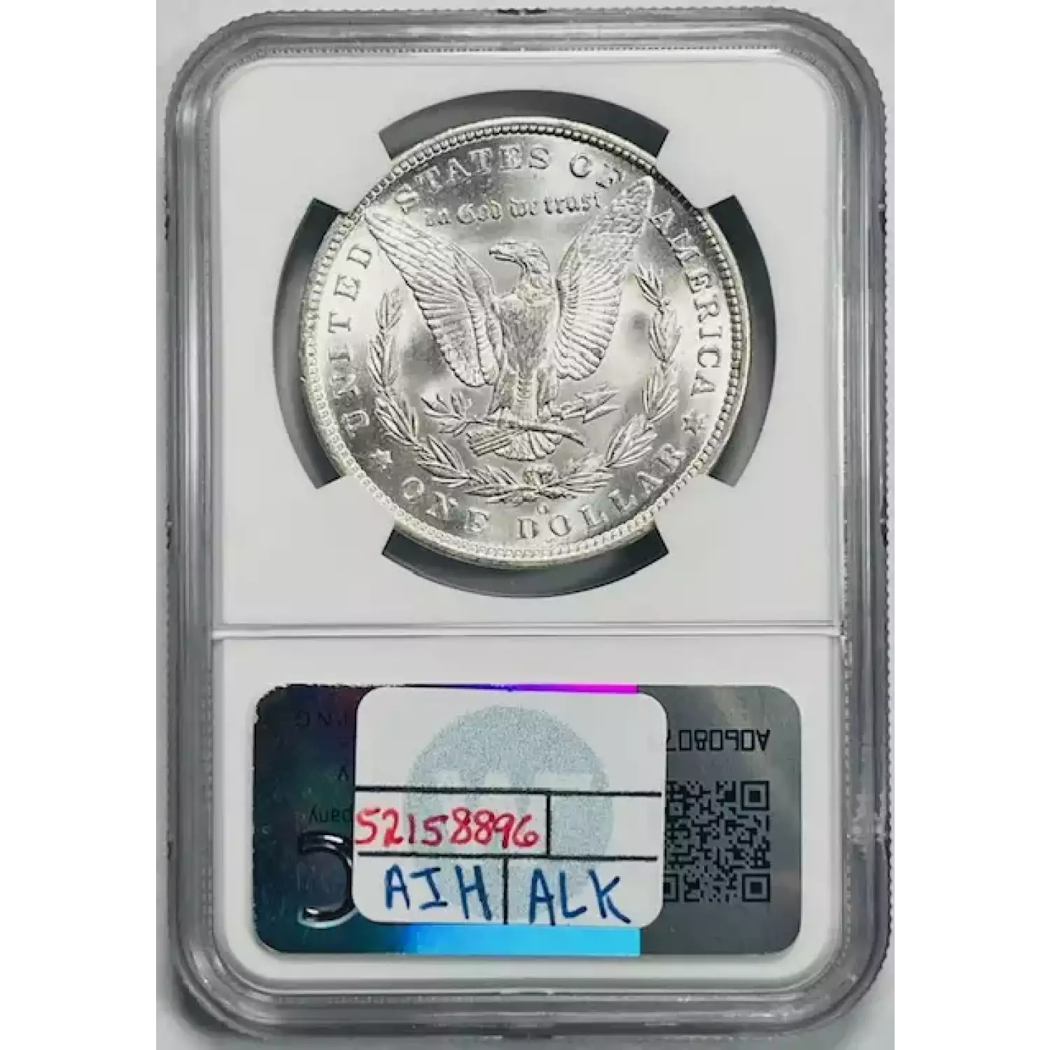 1890-O Morgan Silver Dollar NGC MS-64 Sight White - Bob Paul Rare Coins