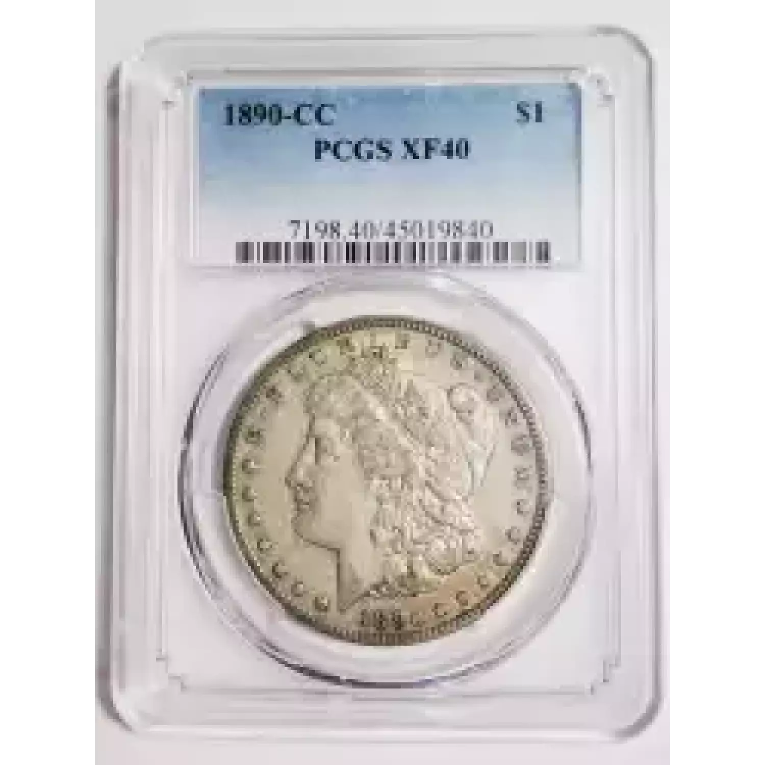 1890-CC Morgan Silver Dollar PCGS XF-40 - Bob Paul Rare Coins