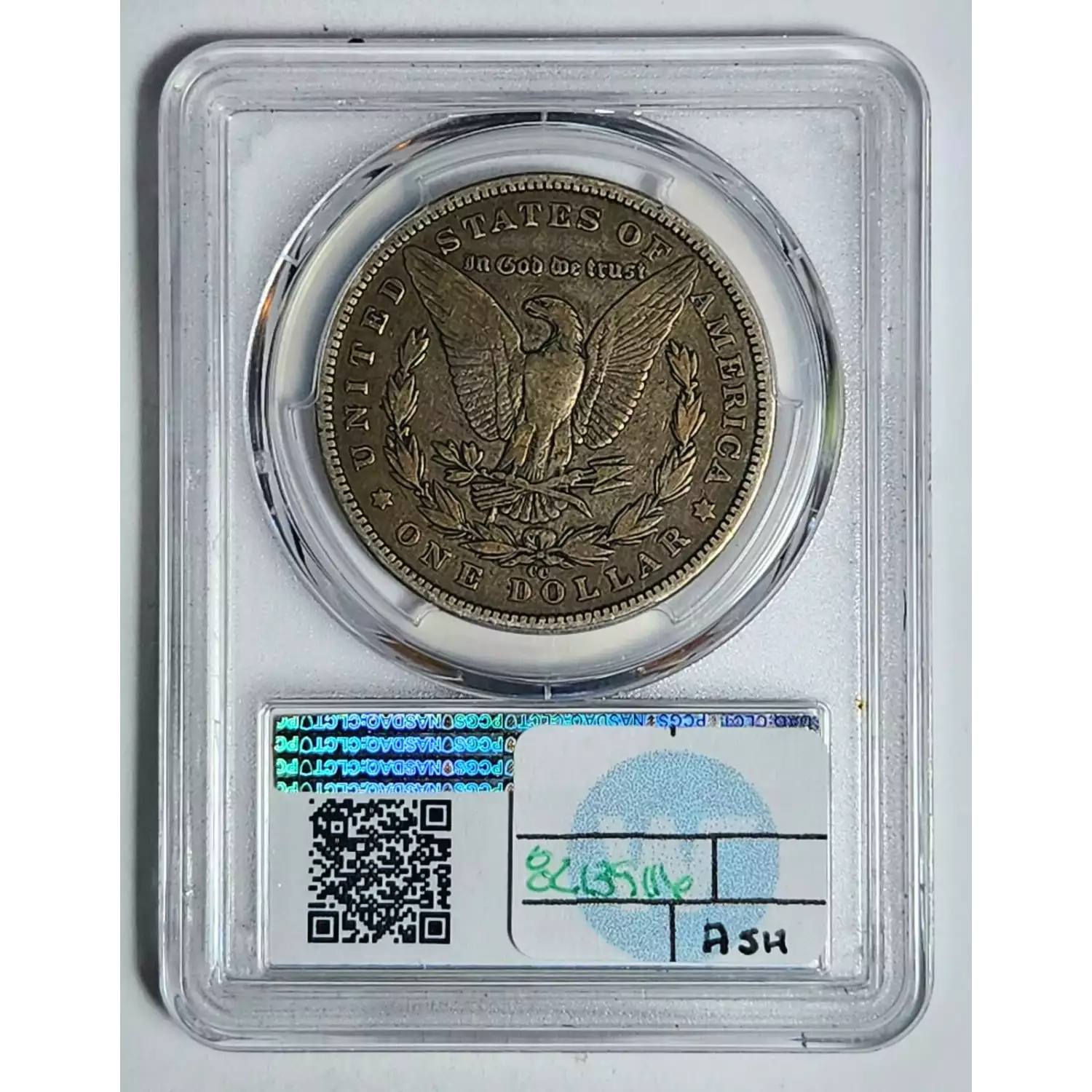 1890-CC Tailbar PCGS VG-10 - Bob Paul Rare Coins