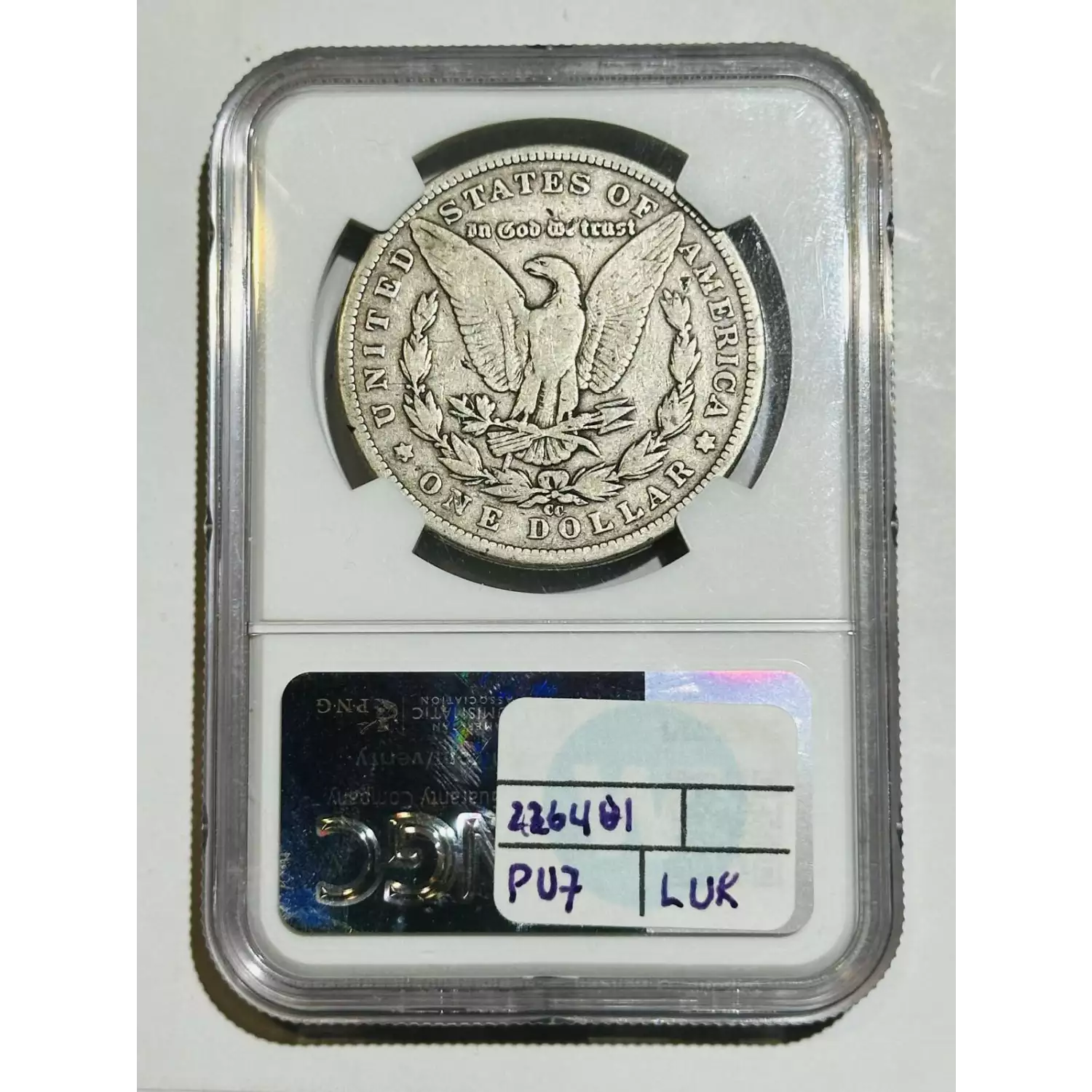 1890-CC Morgan Silver Dollar NGC G-6 CC VAM-4 TAIL BAR - Bob Paul Rare Coins