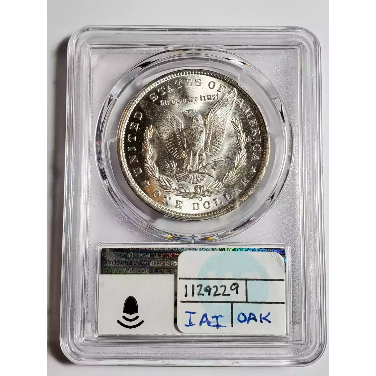 1890-O Morgan Silver Dollar PCGS MS-64+ CAC, Sight White - Bob Paul Rare Coins