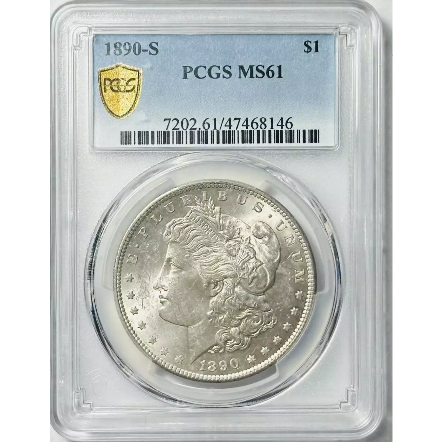 1890-S Morgan Silver Dollar PCGS MS-61 - Bob Paul Rare Coins