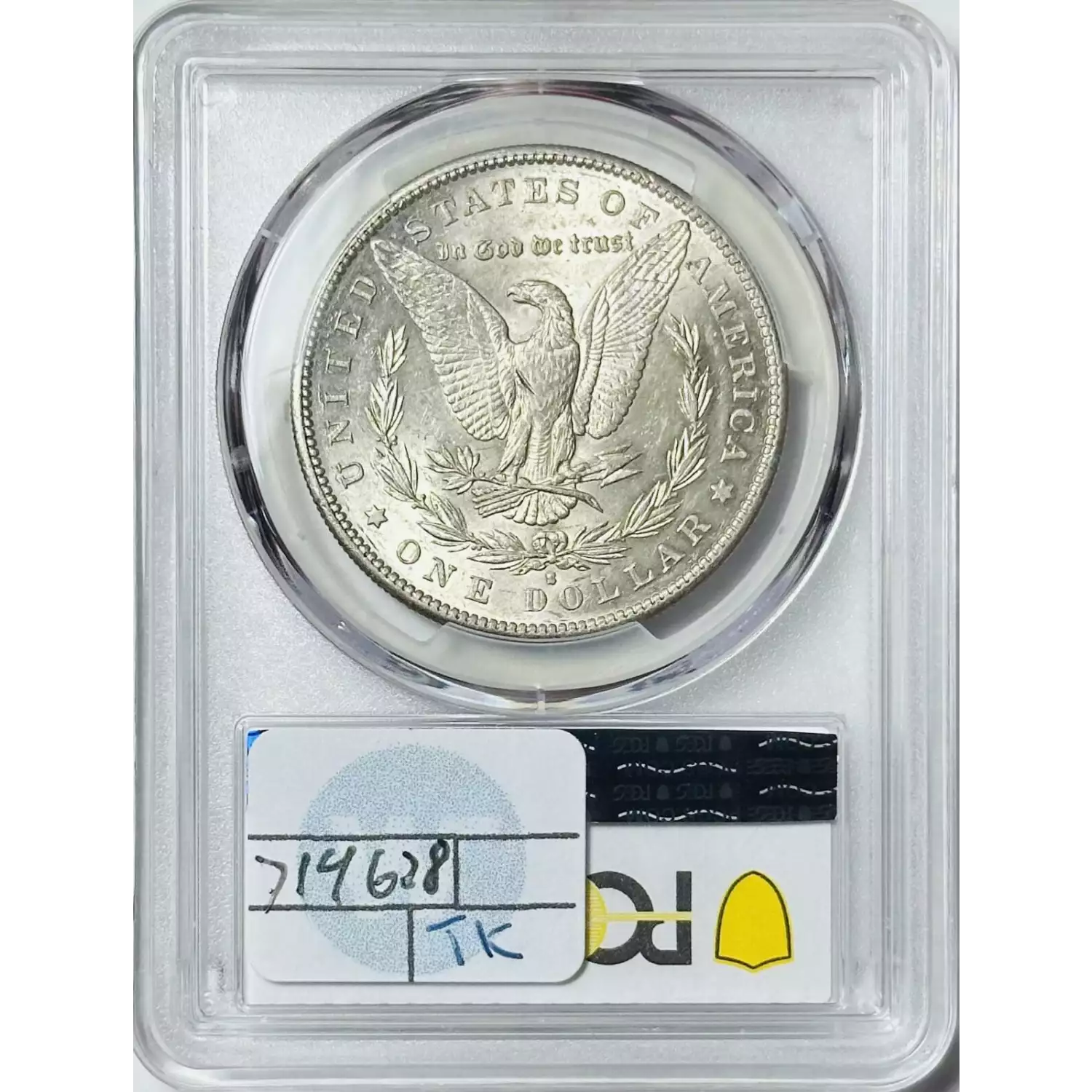 1890-S Morgan Silver Dollar PCGS AU-58 - Bob Paul Rare Coins