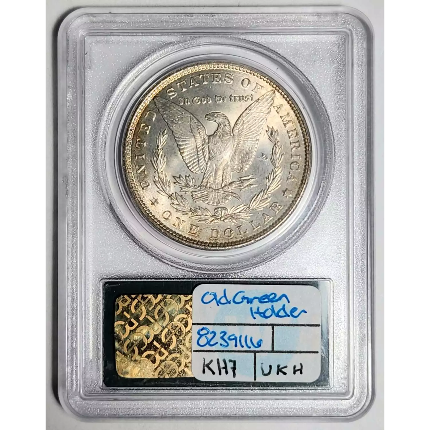 1891 - OLD GREEN HOLDER PCGS MS-64 - Bob Paul Rare Coins