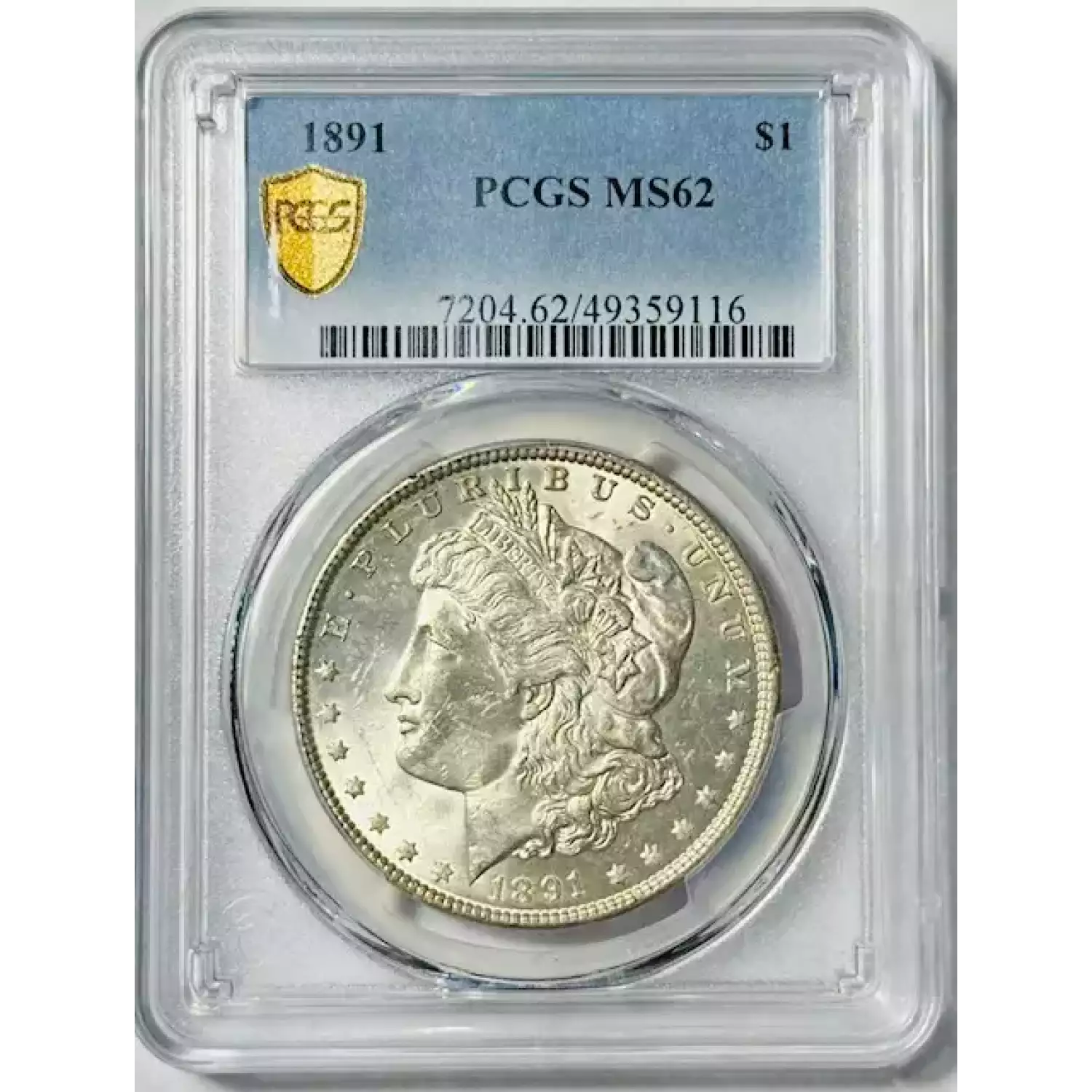 1891 Morgan Silver Dollar PCGS MS-62 - Bob Paul Rare Coins