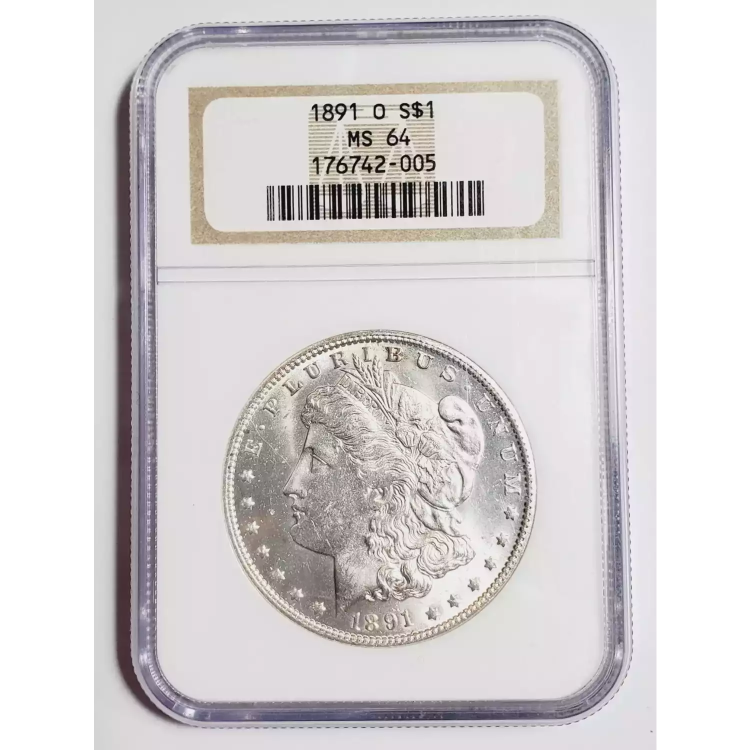 1891-O Morgan Silver Dollar NGC MS-64 - Bob Paul Rare Coins