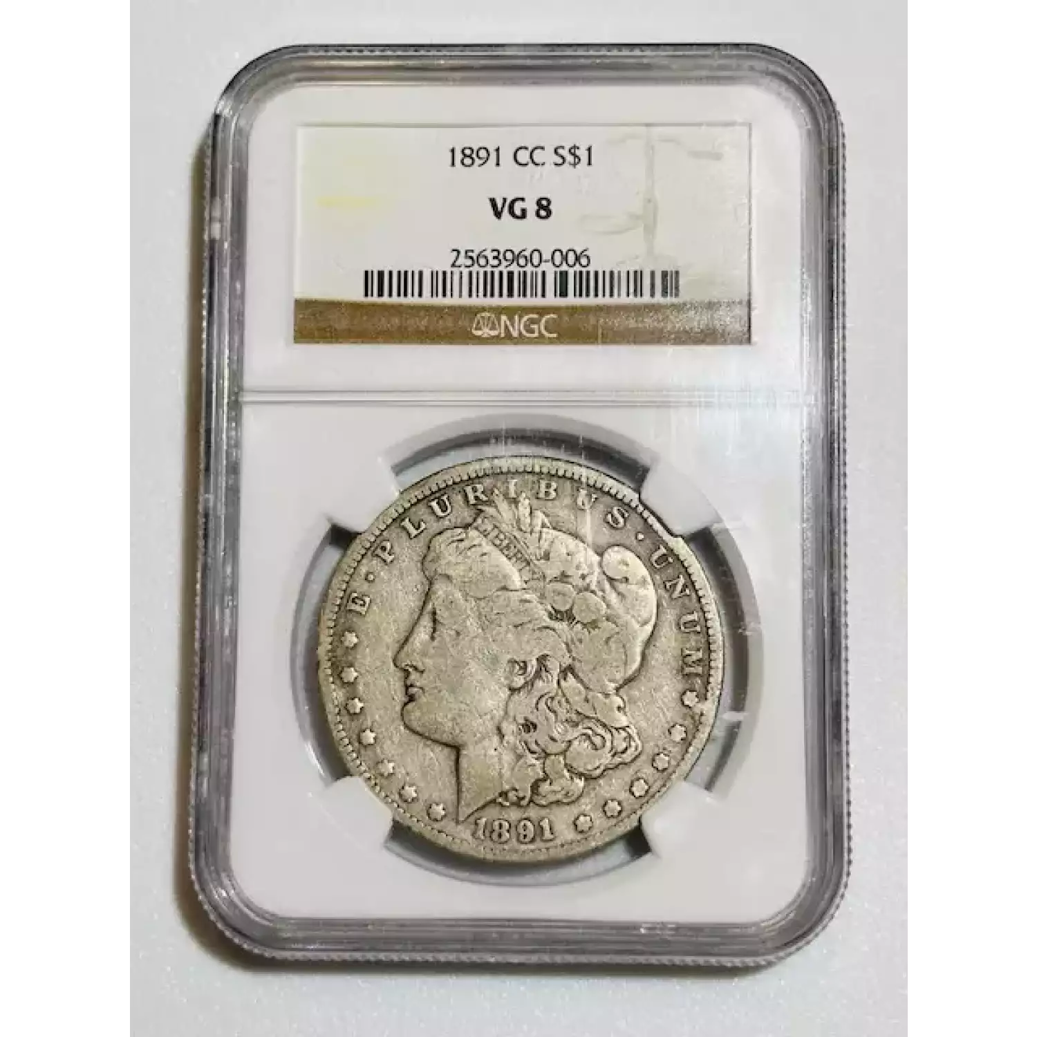 1891-CC Morgan Silver Dollar NGC VG-8 - Bob Paul Rare Coins