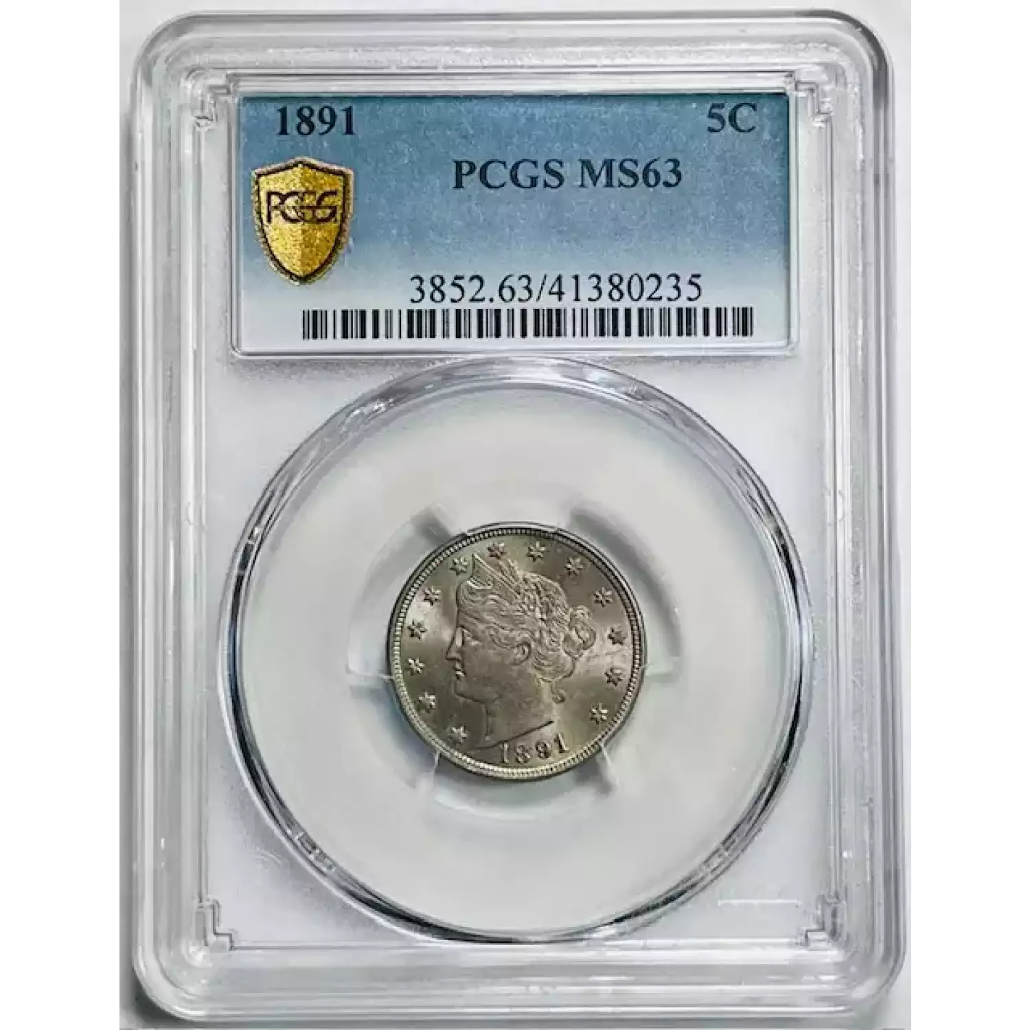 1891 Liberty Head Nickel PCGS MS-63 - Bob Paul Rare Coins