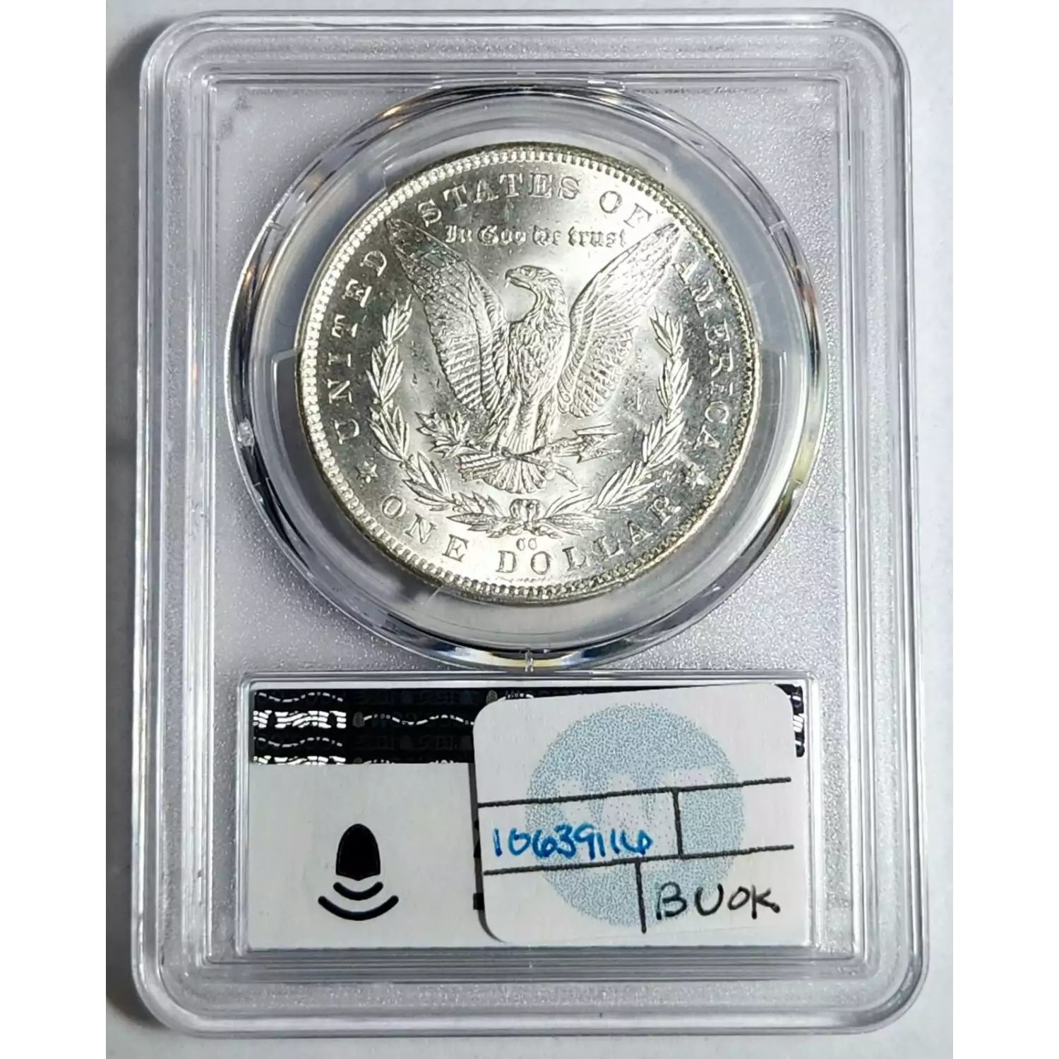 1891-CC Morgan Silver Dollar PCGS MS-64 CAC CAC, Sight White - Bob Paul ...