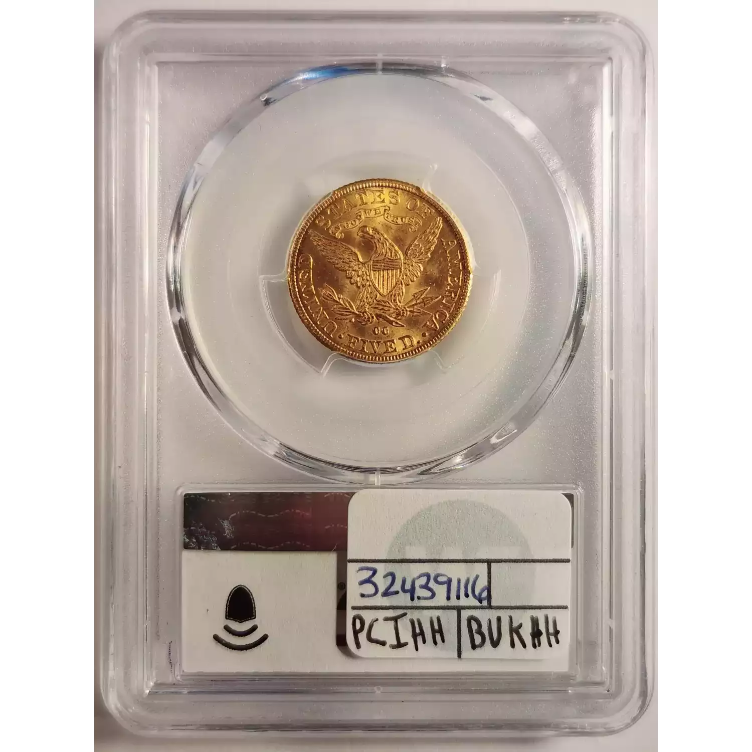 1891-CC Gold Half Eagles Liberty Head PCGS MS-64+ CAC - Bob Paul Rare Coins