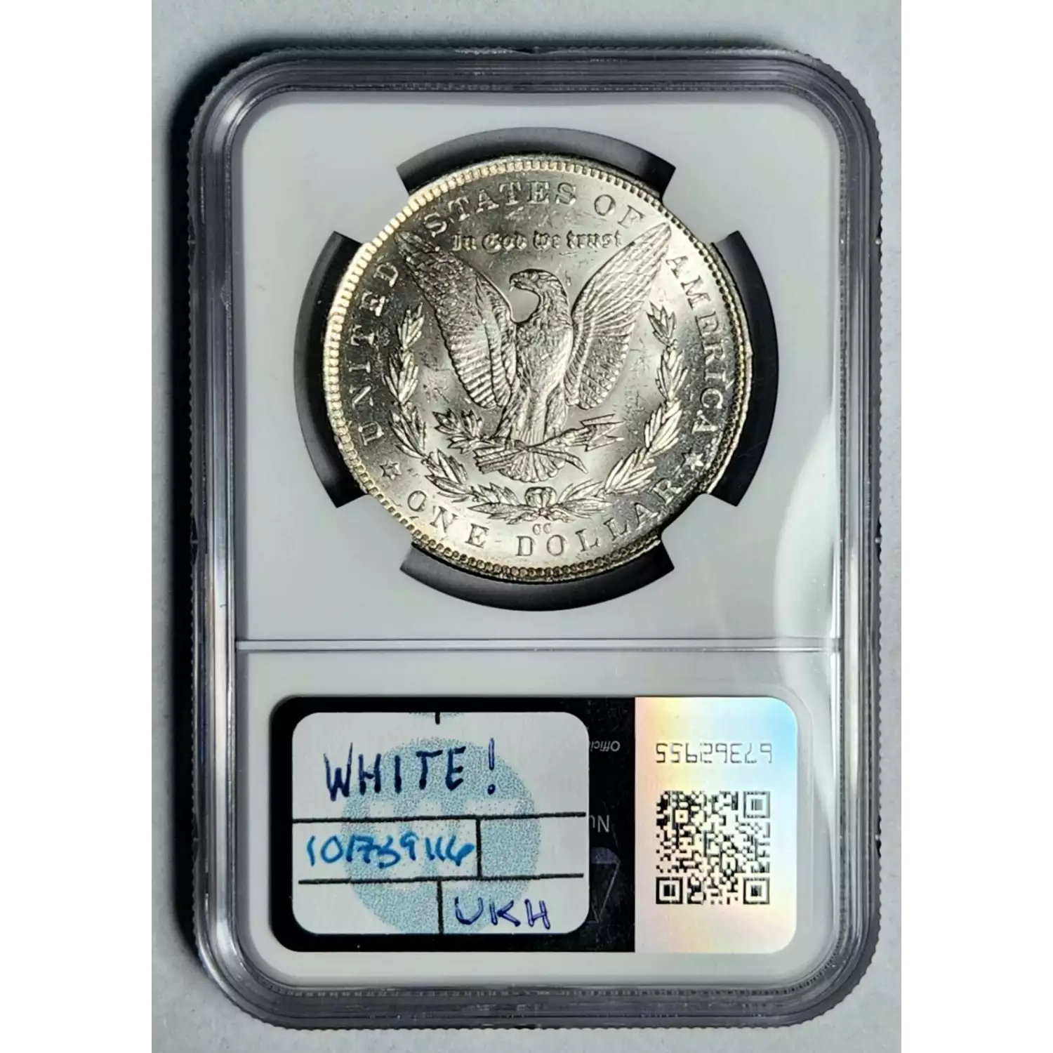 1891-CC Morgan Silver Dollar NGC MS-62 CC VAM-3 SPITTING EAGLE - WHITE - TOP 100 Sight White ...