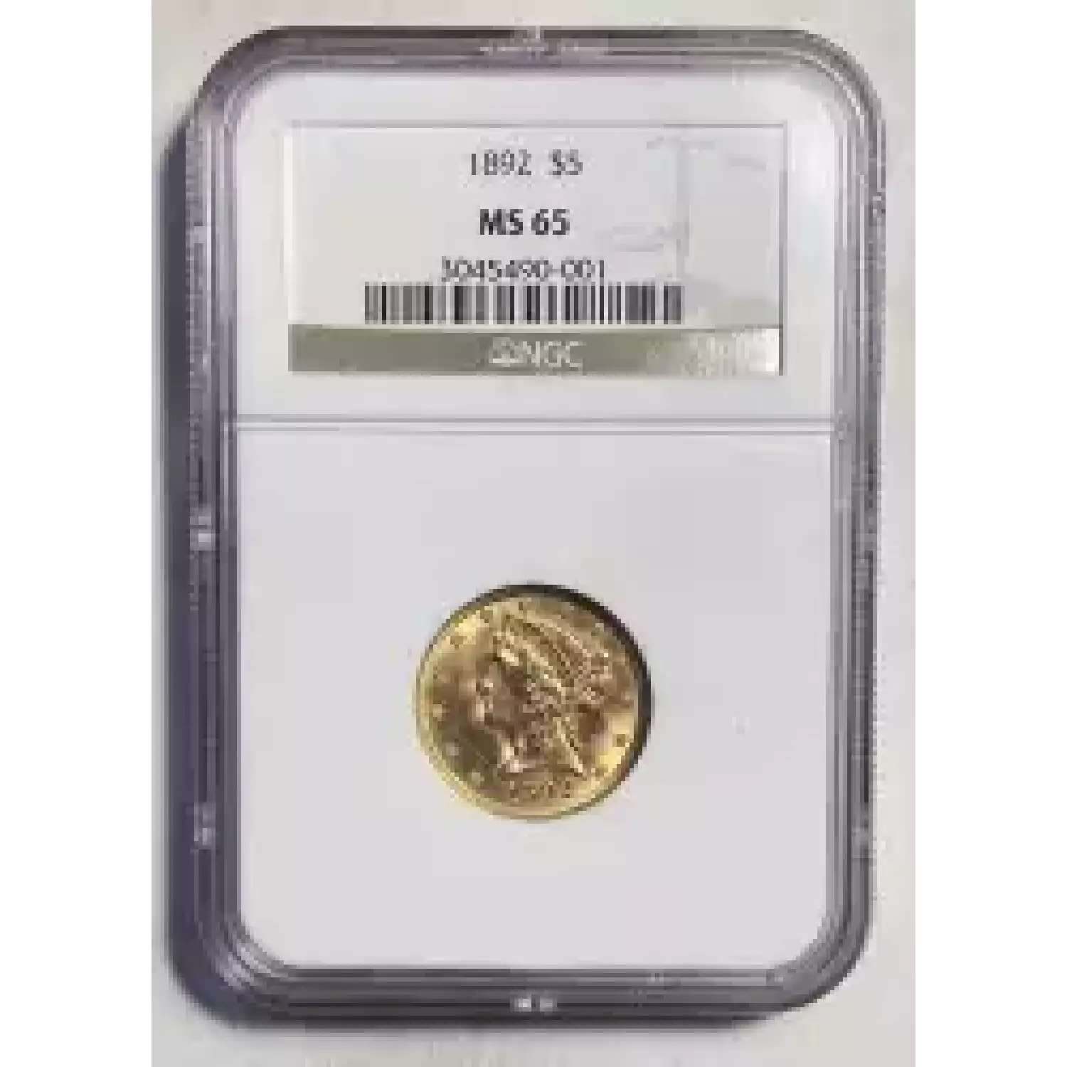 1892 Gold Half Eagles Liberty Head NGC MS-65 - Bob Paul Rare Coins