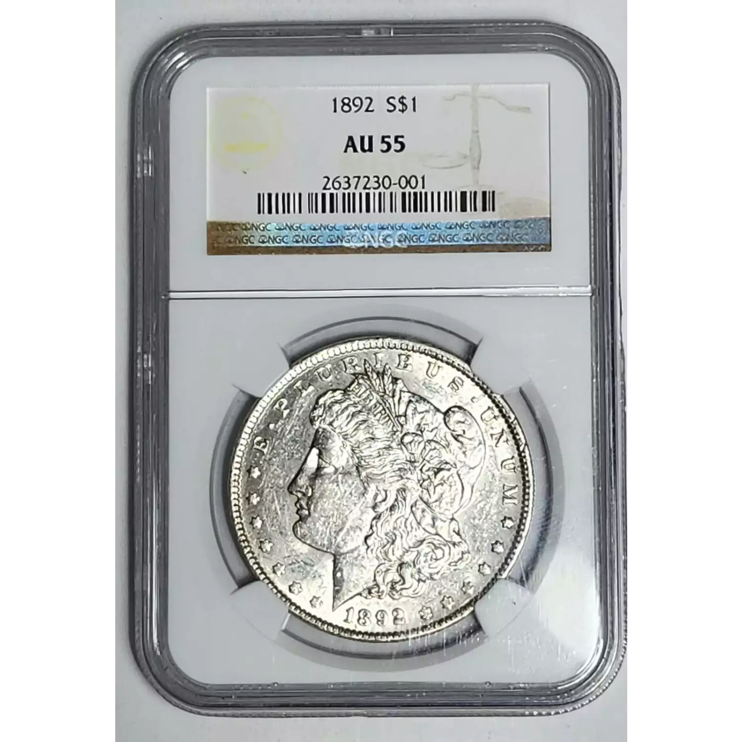 1892 Morgan Silver Dollar NGC AU-55 - Bob Paul Rare Coins