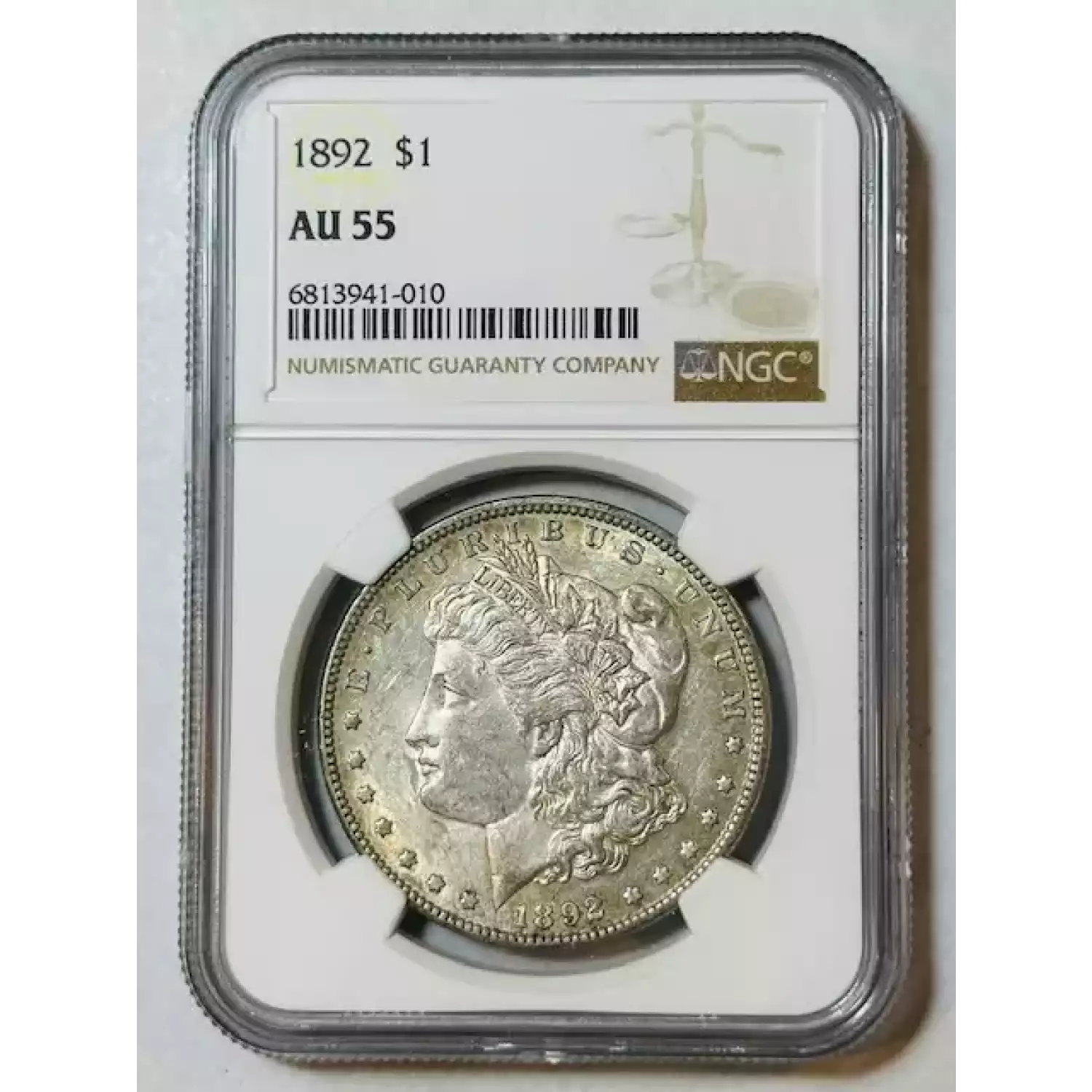 1892 Morgan Silver Dollar NGC AU-55 - Bob Paul Rare Coins