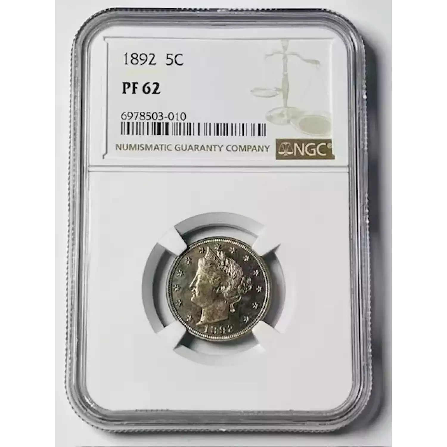 1892 Liberty Head Nickel NGC PF-62 - Bob Paul Rare Coins