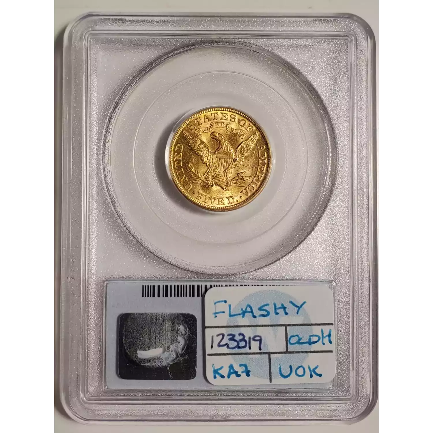 1892 Gold Half Eagles Liberty Head PCGS MS-63 Old Holder (Flashy) - Bob ...
