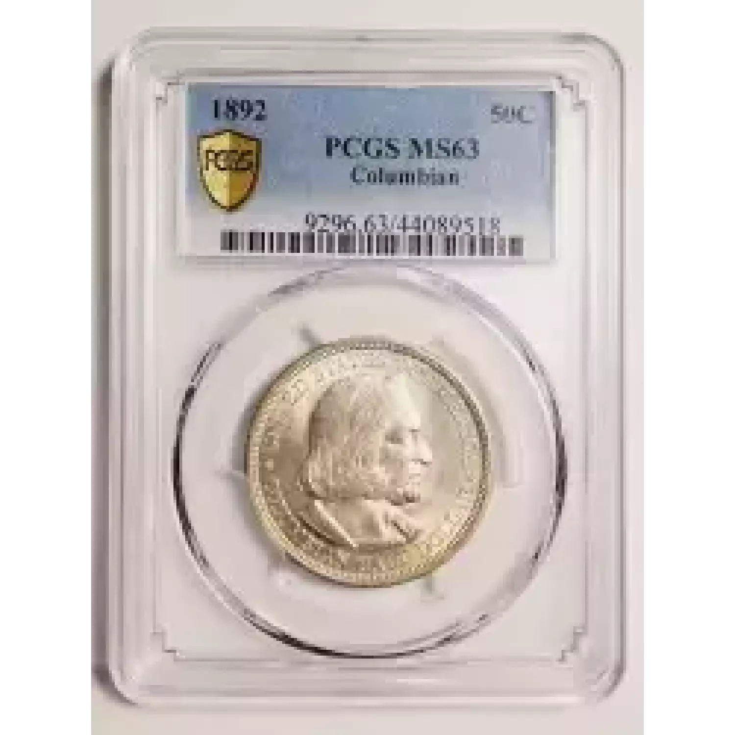 1892 Classic Commemorative World's Columbian Exposition Half Dollar ...