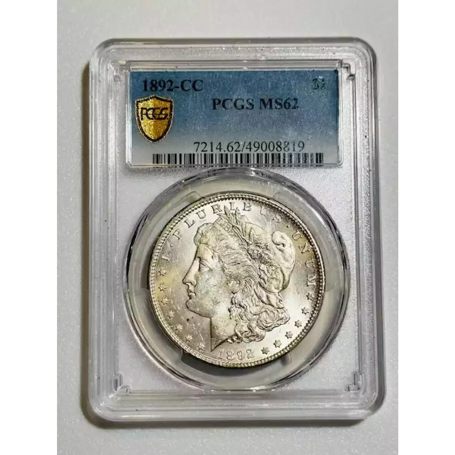 1892-CC Morgan Silver Dollar PCGS MS-62 - Bob Paul Rare Coins