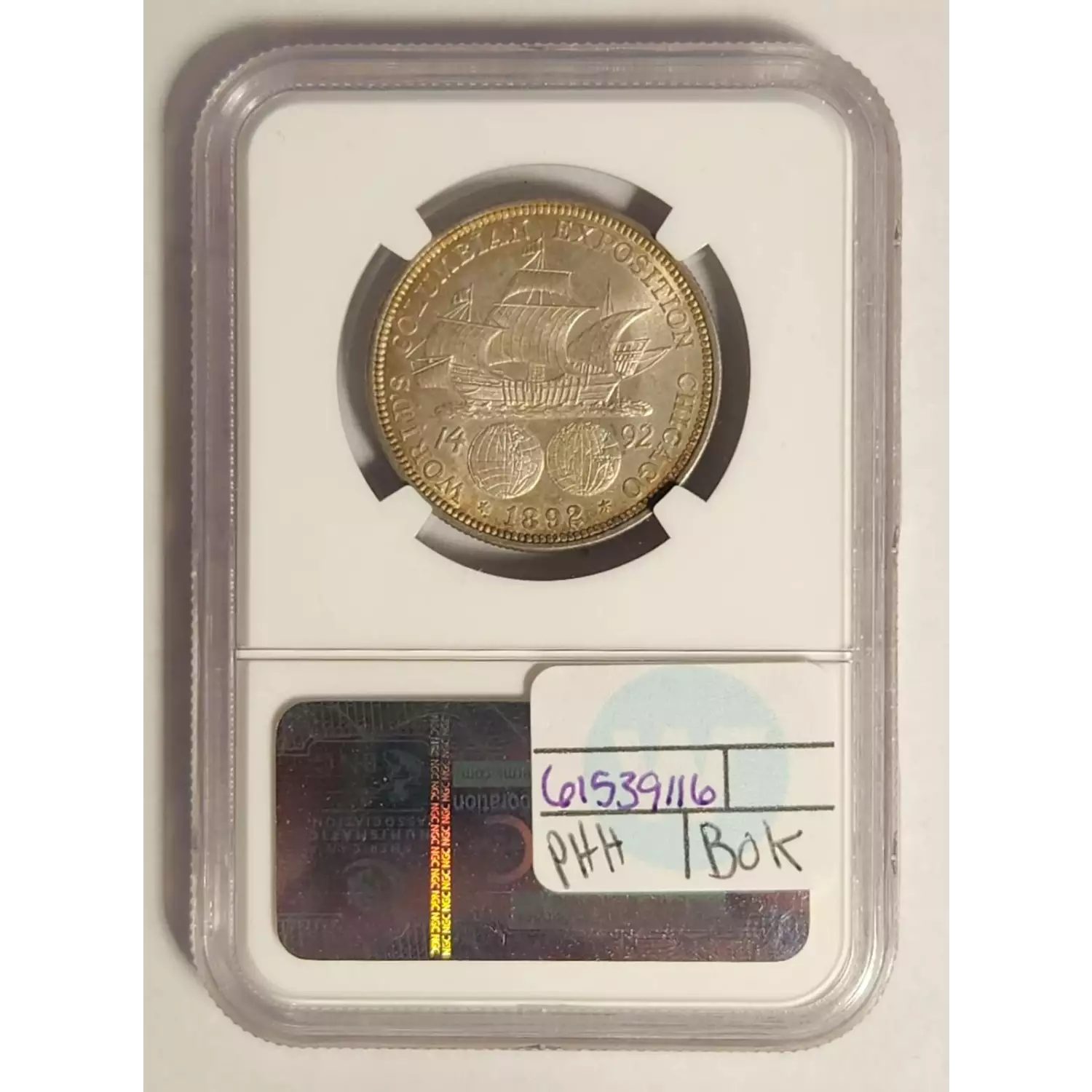 1892 Classic Commemorative World's Columbian Exposition Half Dollar NGC ...