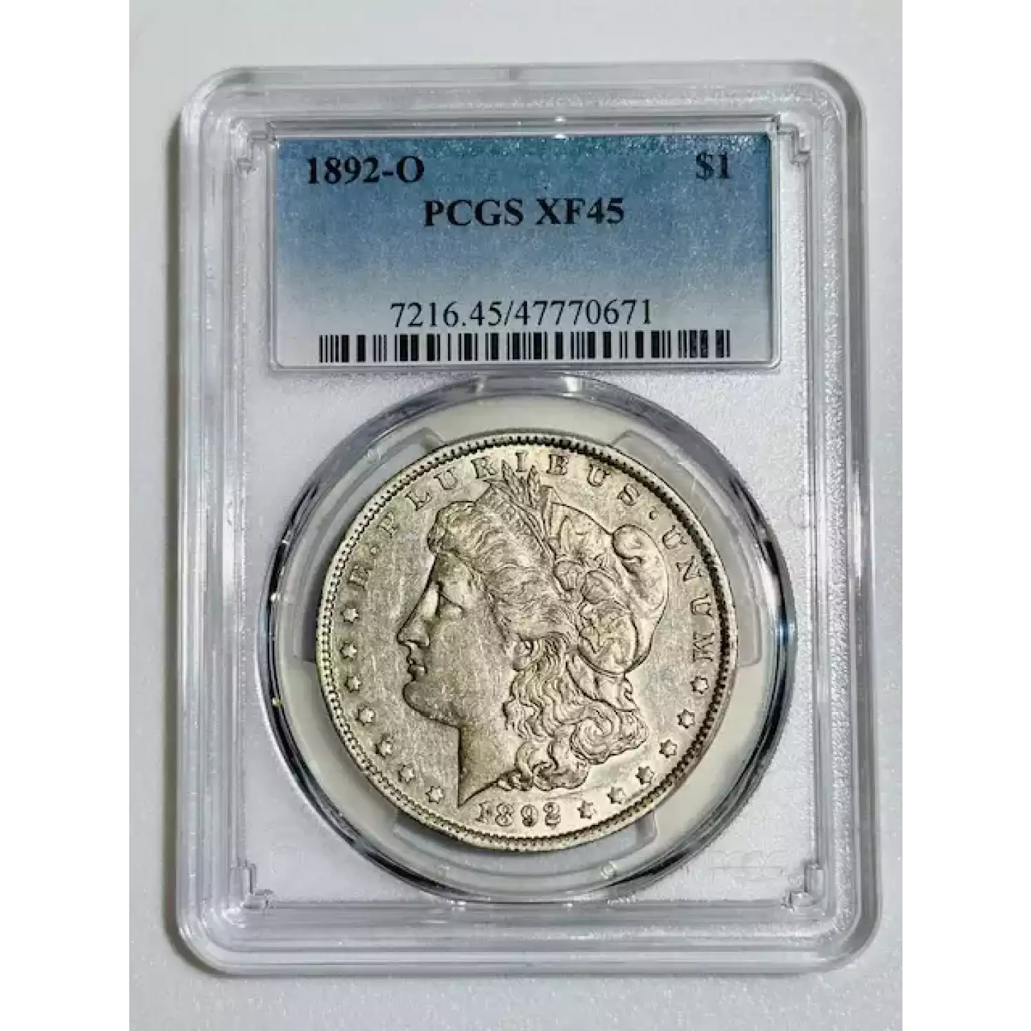 1892-O Morgan Silver Dollar PCGS XF-45 - Bob Paul Rare Coins