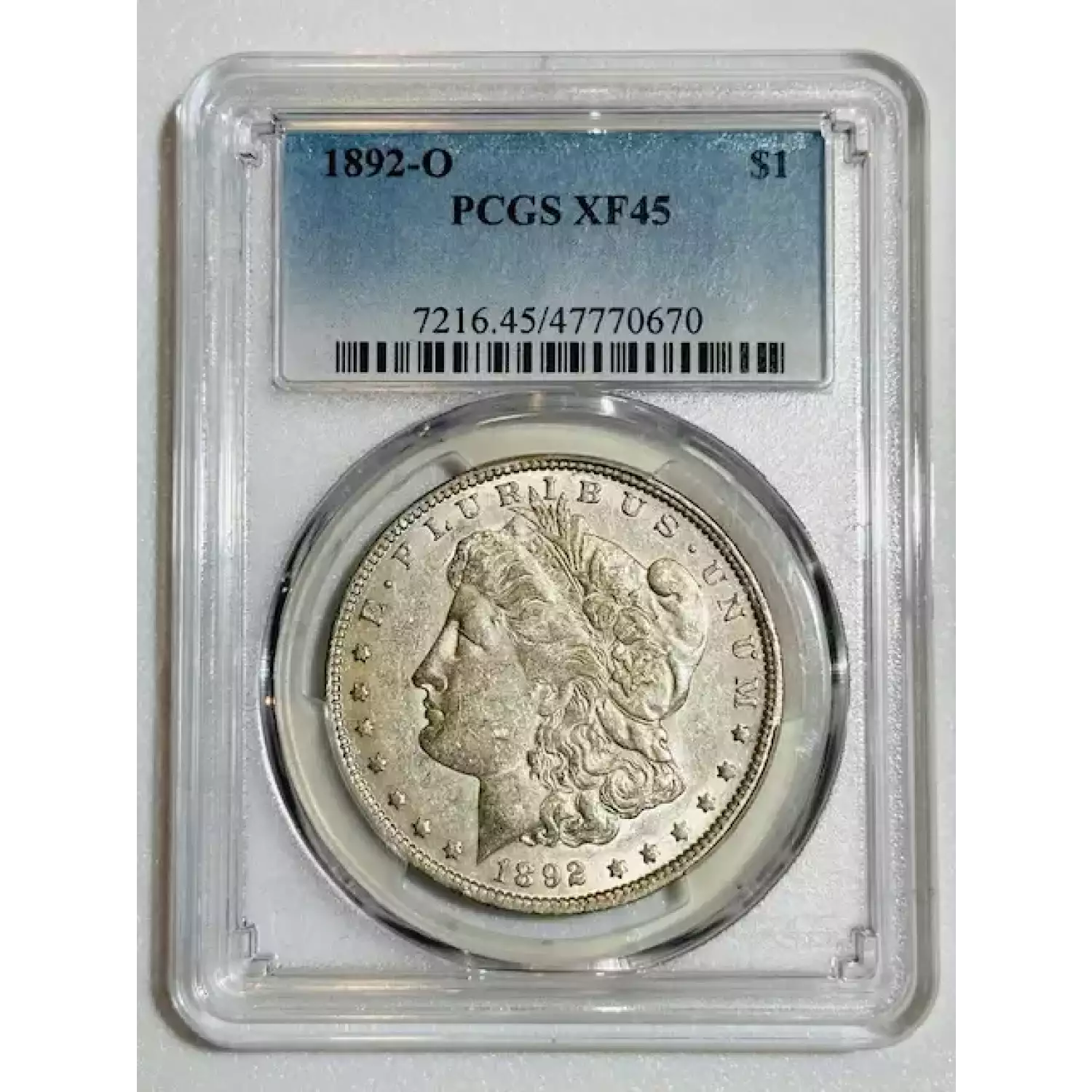 1892-O Morgan Silver Dollar PCGS XF-45 - Bob Paul Rare Coins