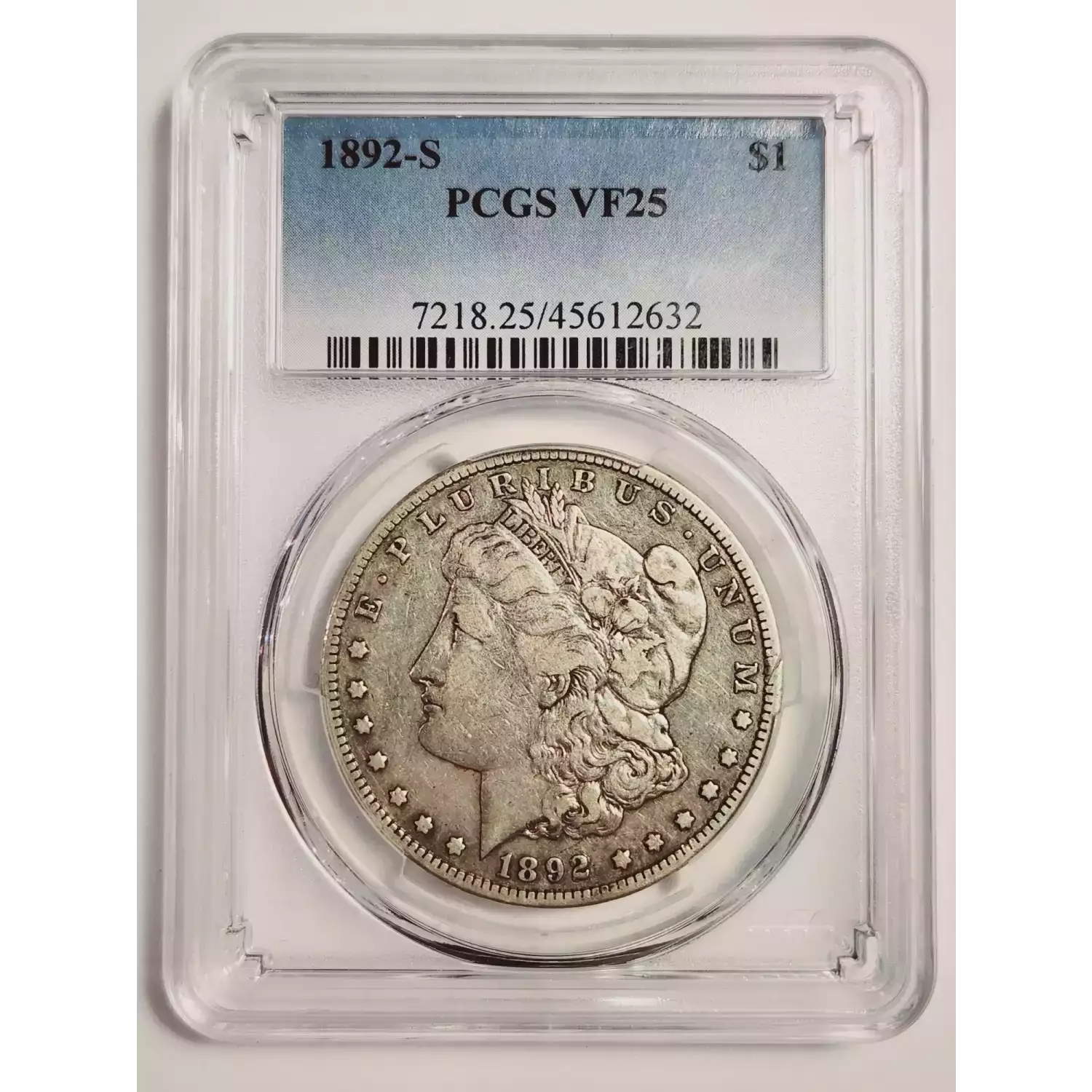 1892-S Morgan Silver Dollar PCGS VF-25 - Bob Paul Rare Coins