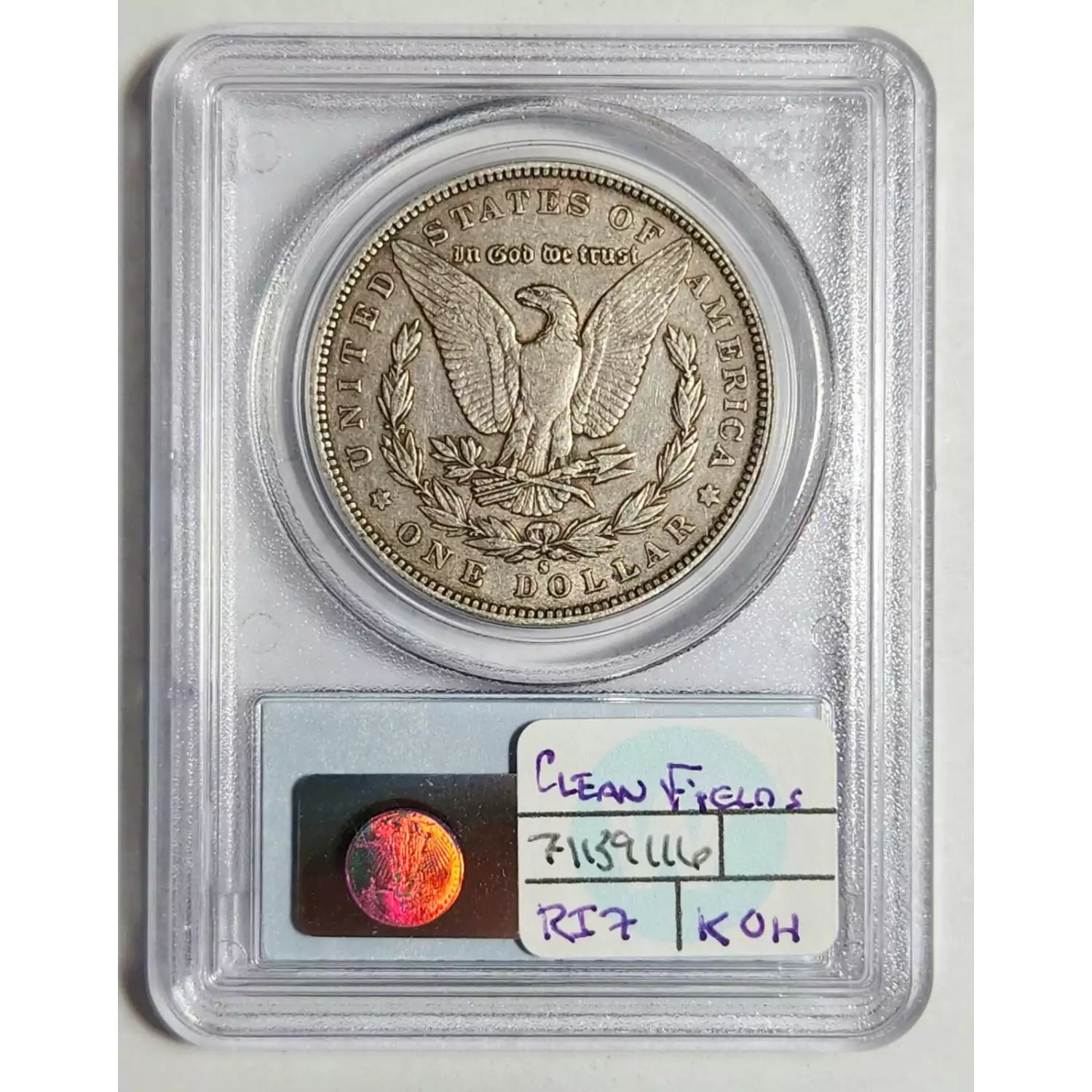 1892-S Morgan Silver Dollar PCGS XF-40 - CLEAN FIELDS - Bob Paul Rare Coins