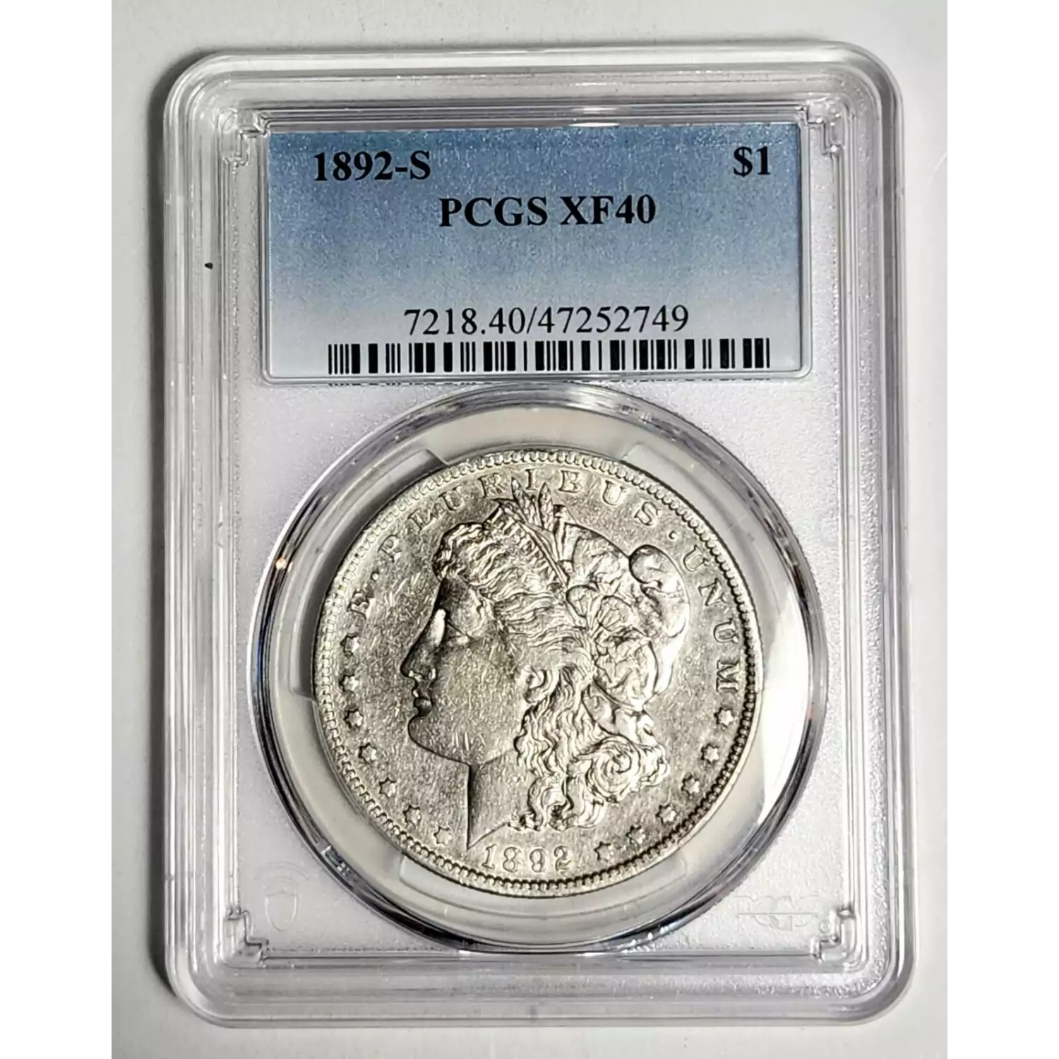 1892-S Morgan Silver Dollar PCGS XF-40 - Bob Paul Rare Coins