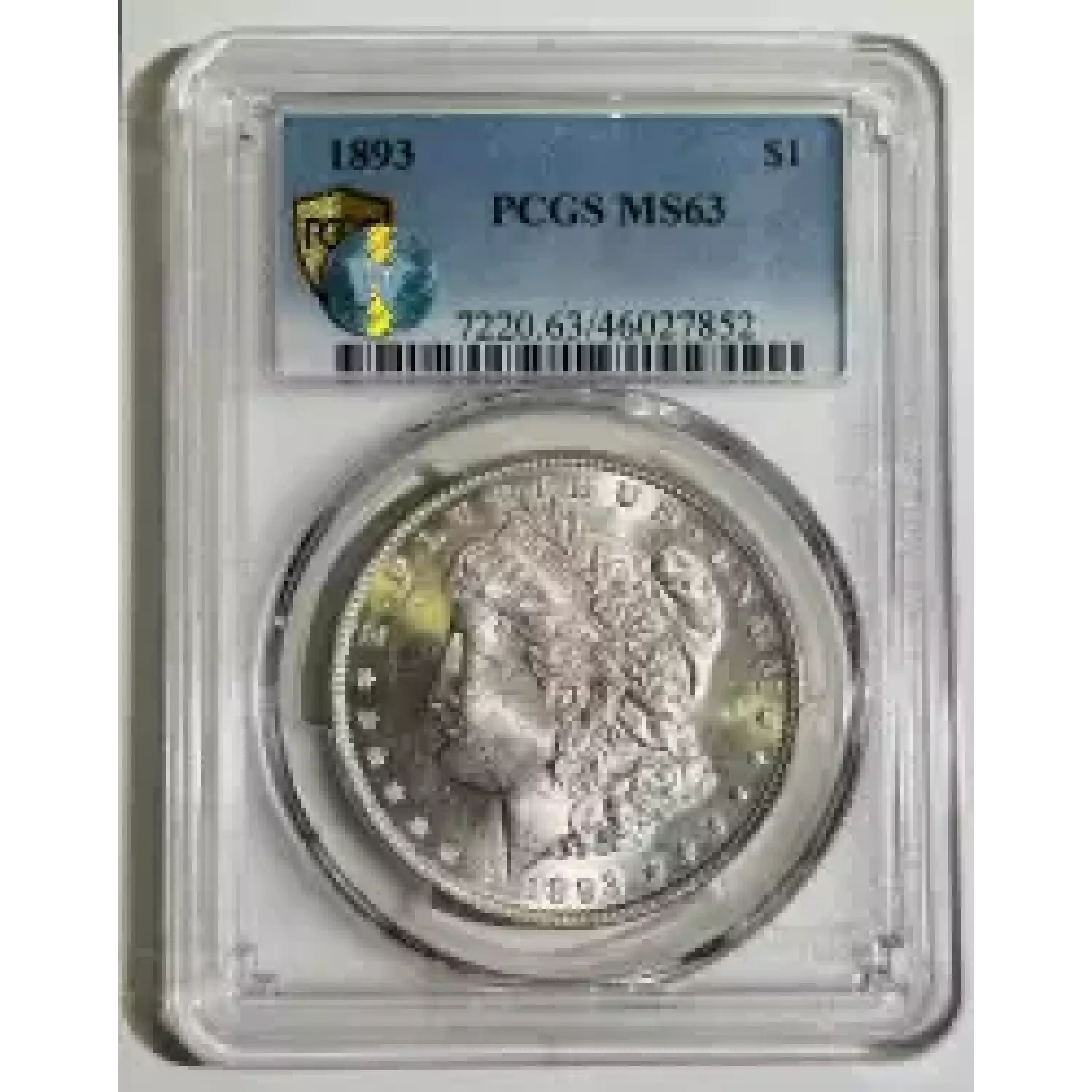 1893 Morgan Silver Dollar PCGS MS-63 Sight White - Bob Paul Rare Coins