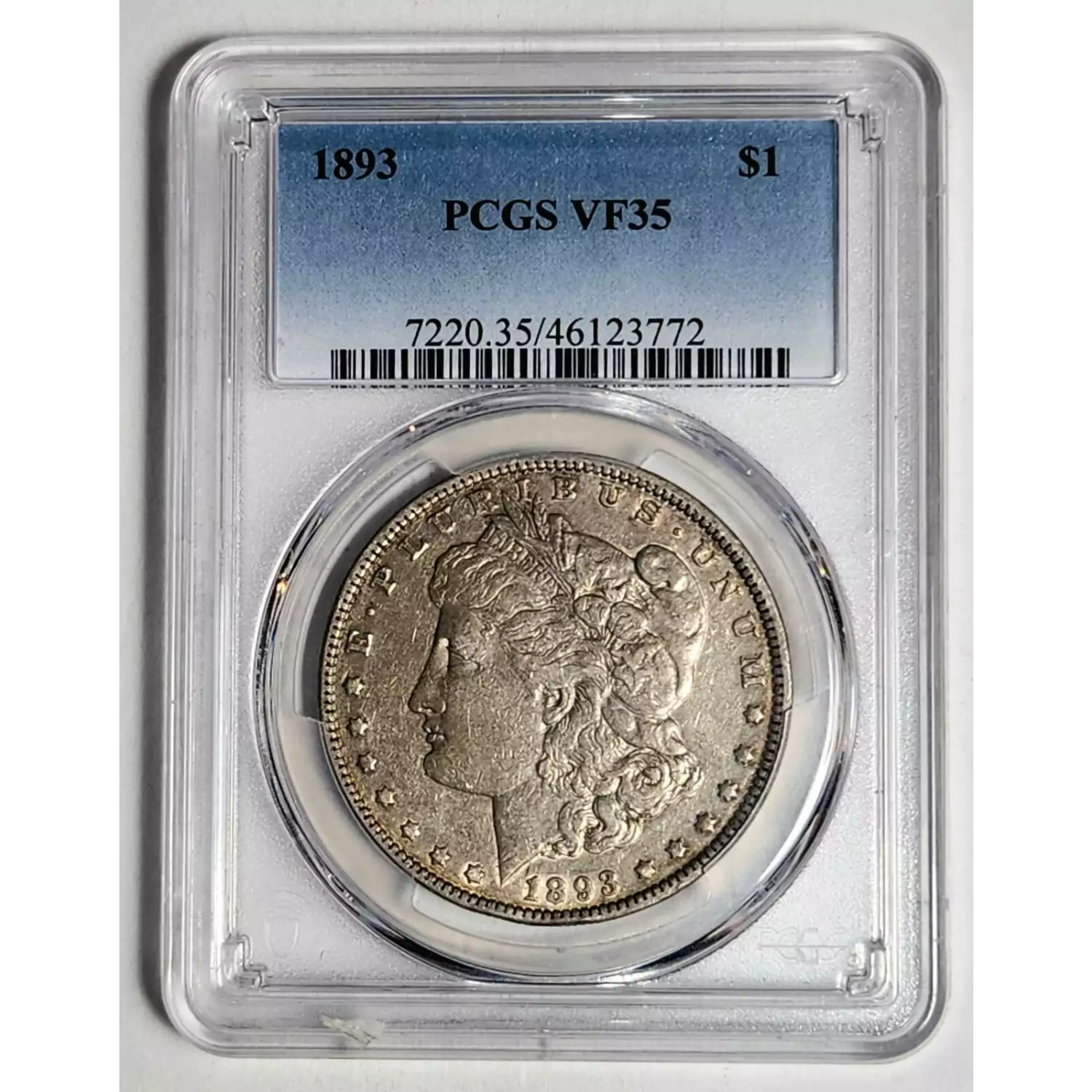 1893 Morgan Silver Dollar PCGS VF-35 - Bob Paul Rare Coins