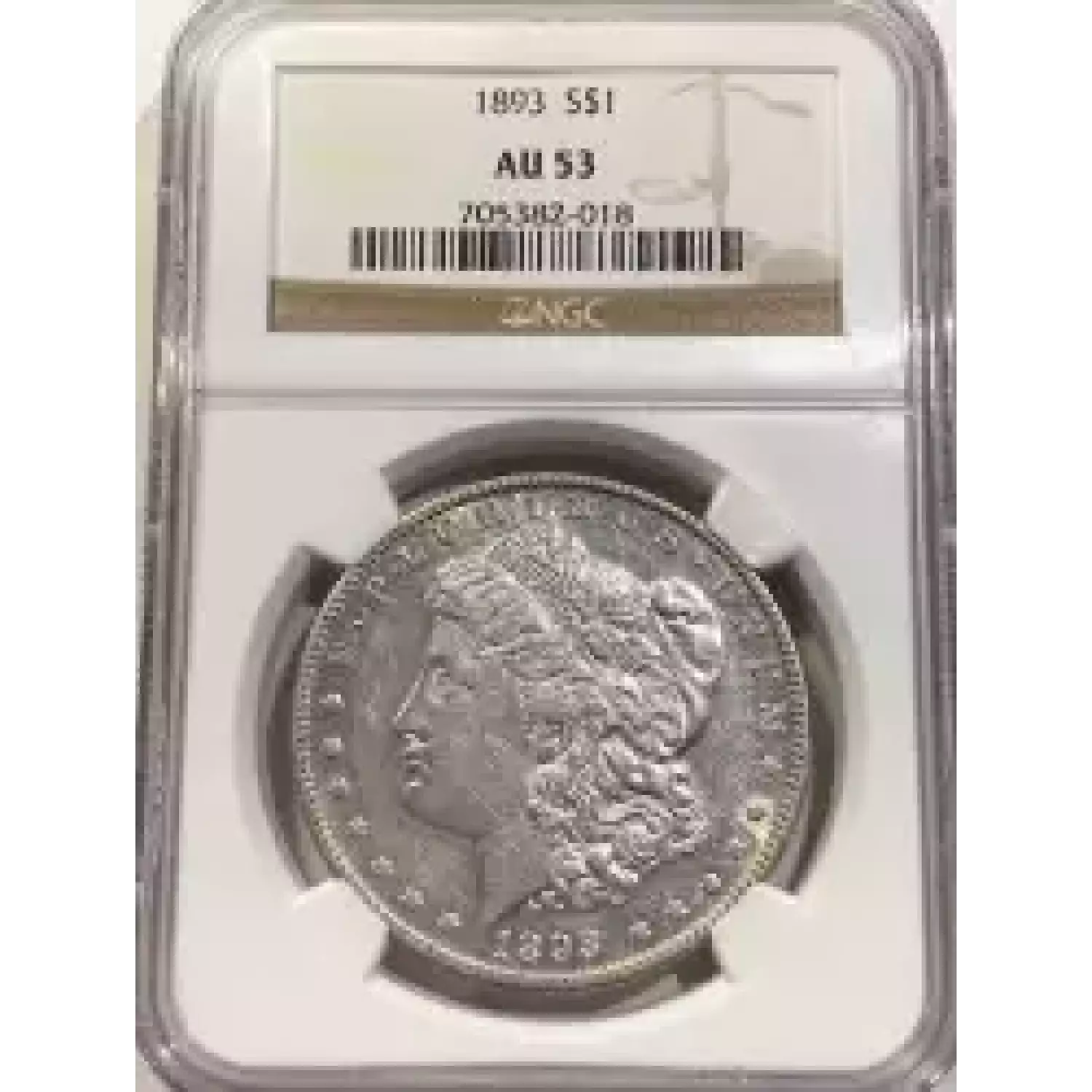 1893 NGC AU-53 - Bob Paul Rare Coins