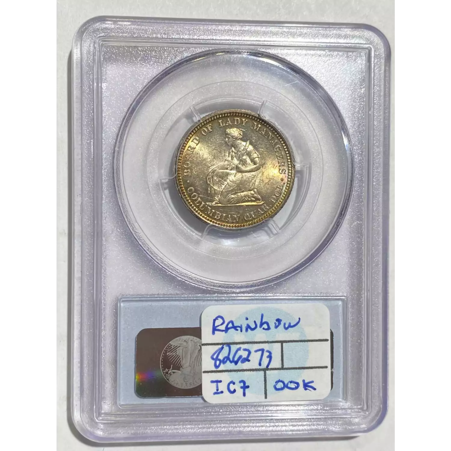 1893 PCGS MS-62 Isabella Classic Commemorative World's Columbian ...