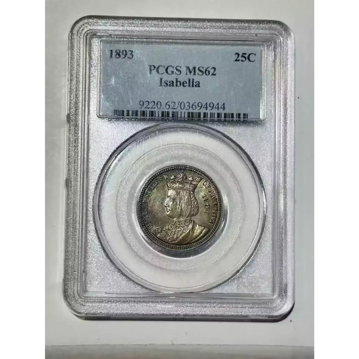 1893 Classic Commemorative World's Columbian Exposition, Isabella ...