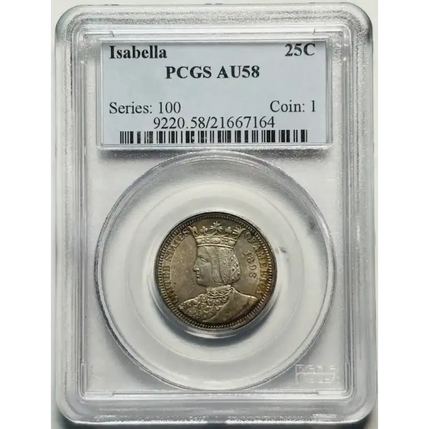 1893 Classic Commemorative World's Columbian Exposition, Isabella ...