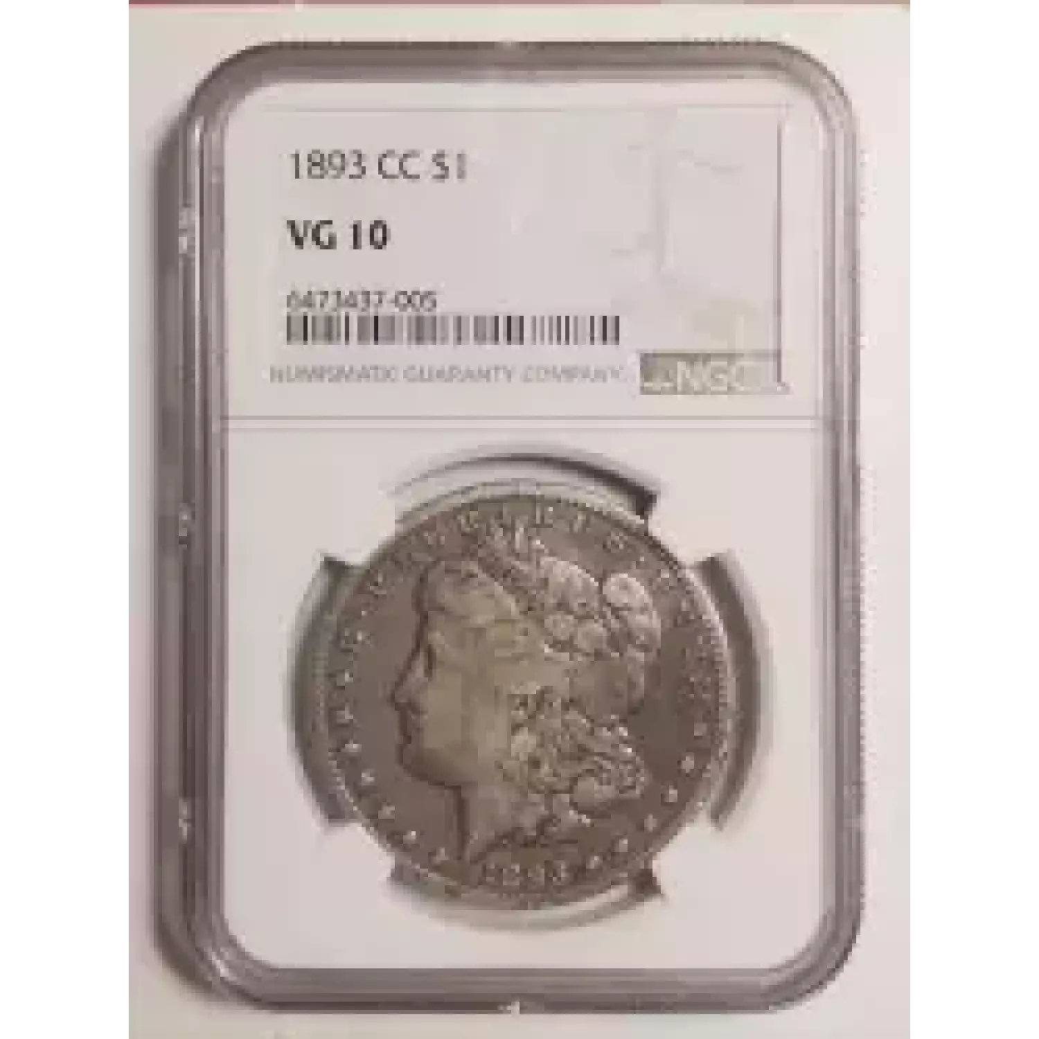 1893-CC Morgan Silver Dollar NGC VG-10 - Bob Paul Rare Coins