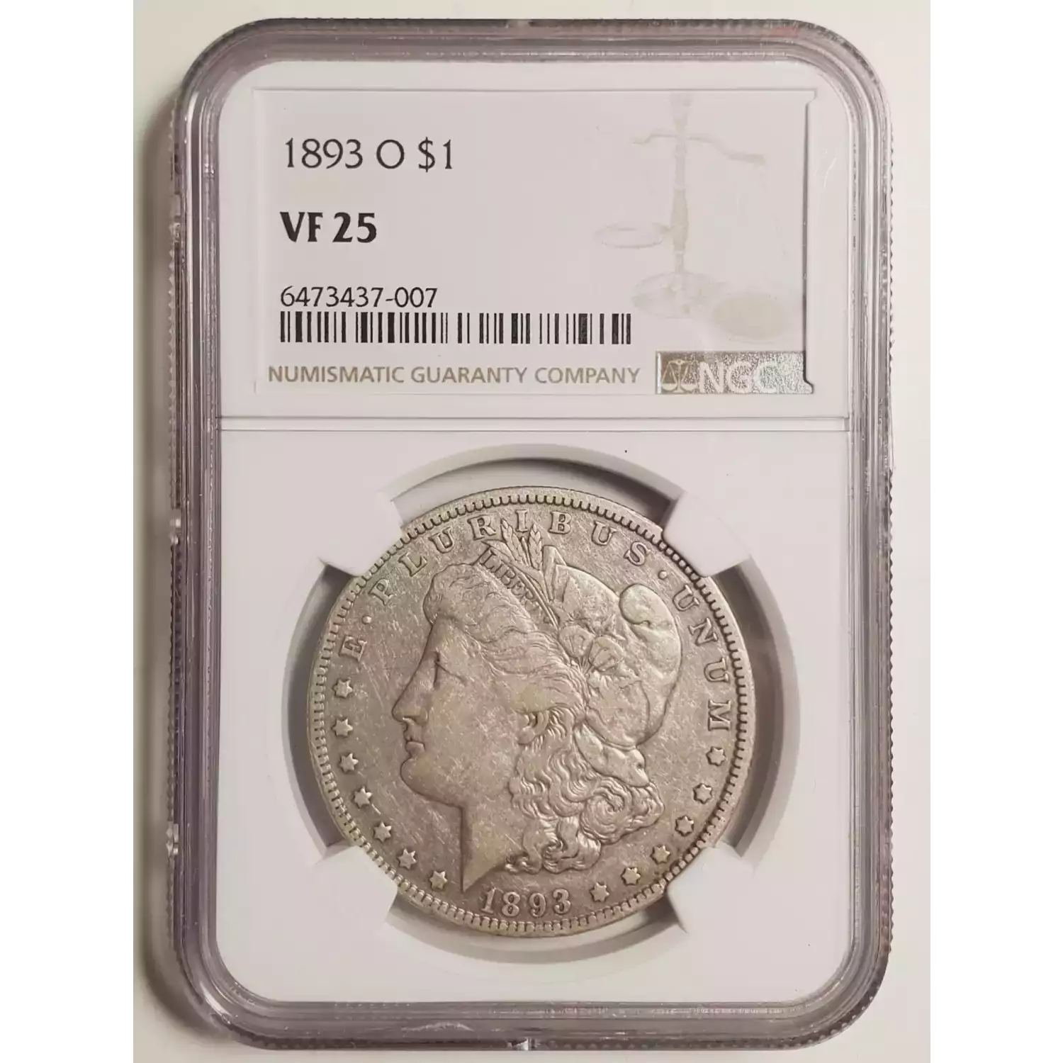 1893-O Morgan Silver Dollar NGC VF-25 - Bob Paul Rare Coins