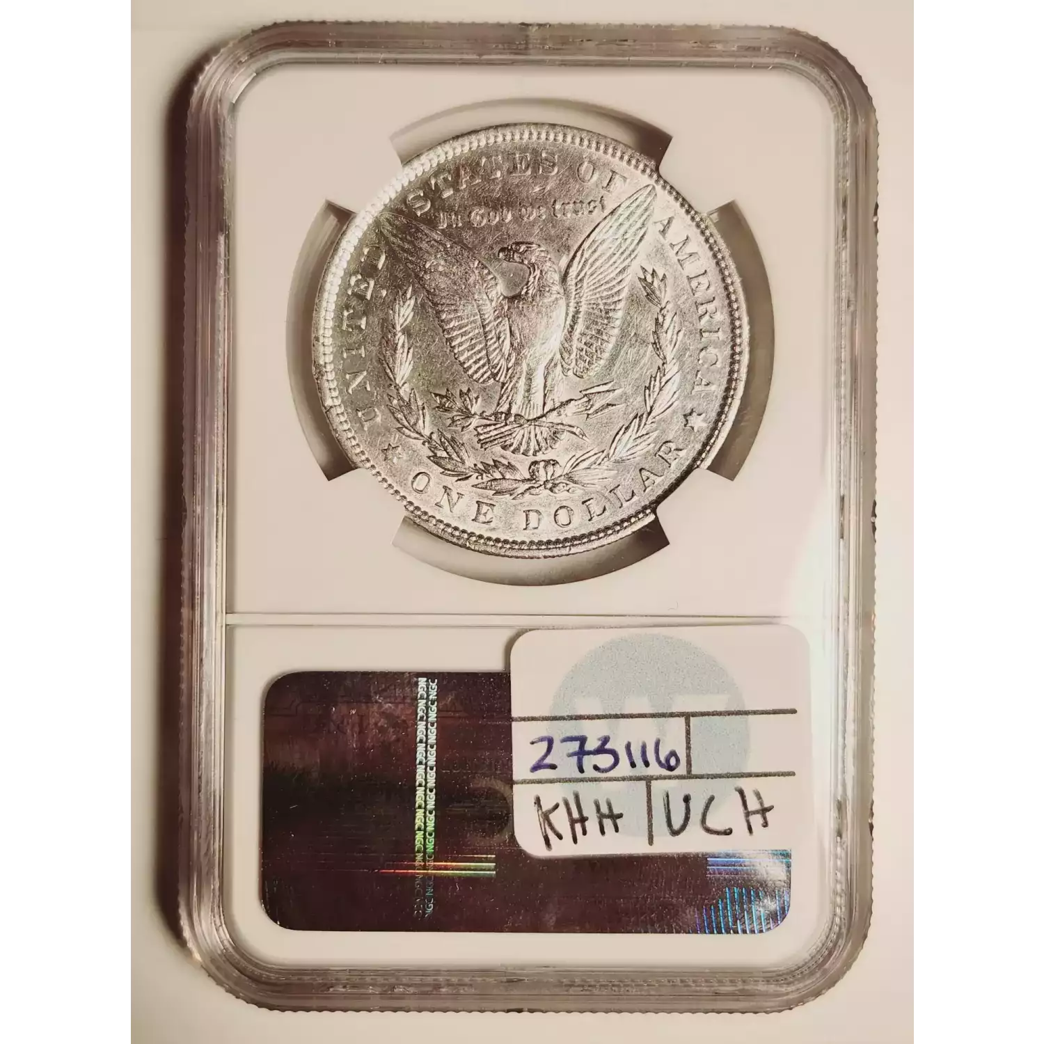 1893 NGC AU-50 Morgan Silver Dollar Sight White - Bob Paul Rare Coins