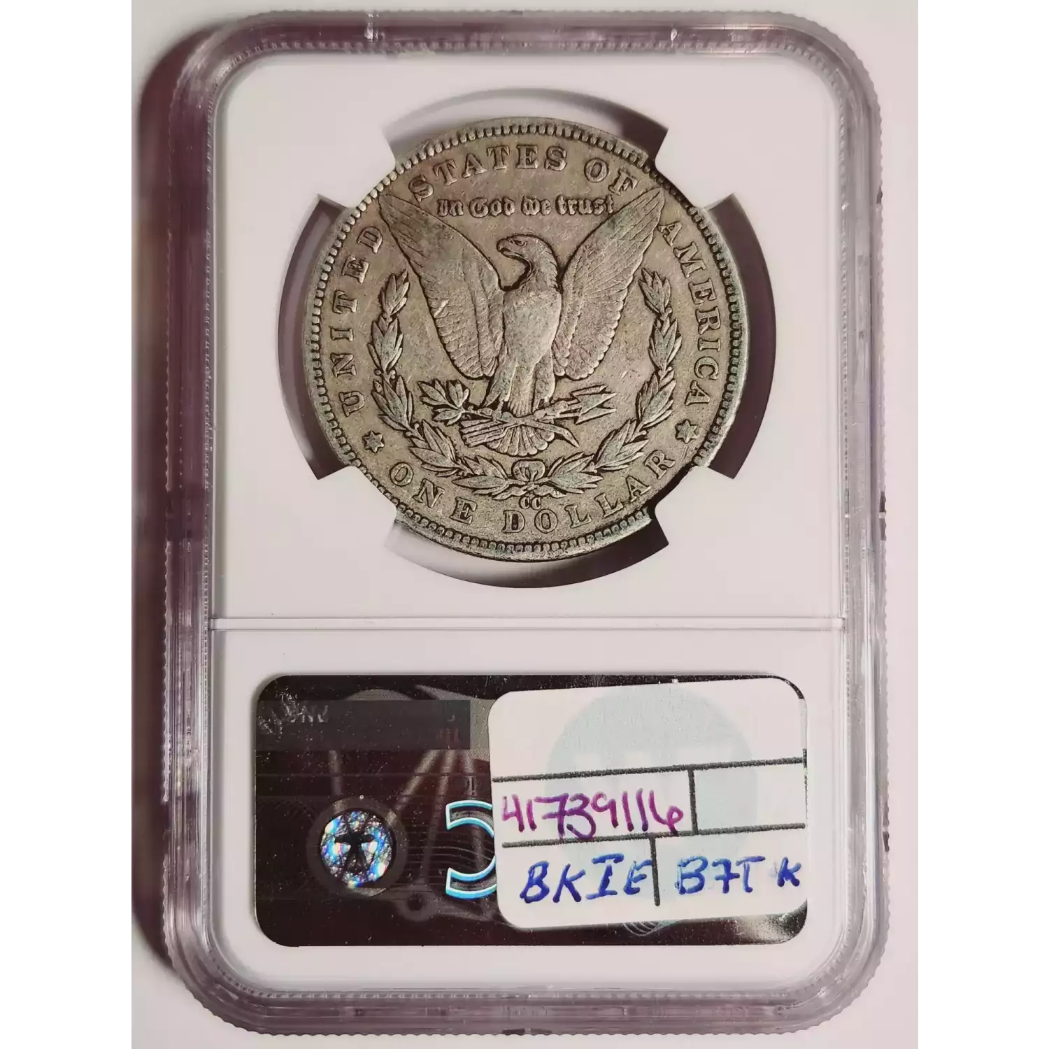 1893-CC Morgan Silver Dollar NGC VF-20 - Bob Paul Rare Coins