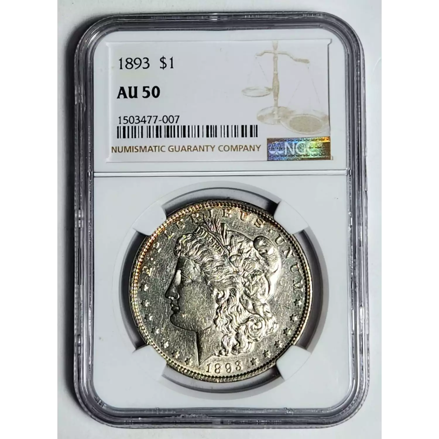 1893 NGC AU-50 - Bob Paul Rare Coins