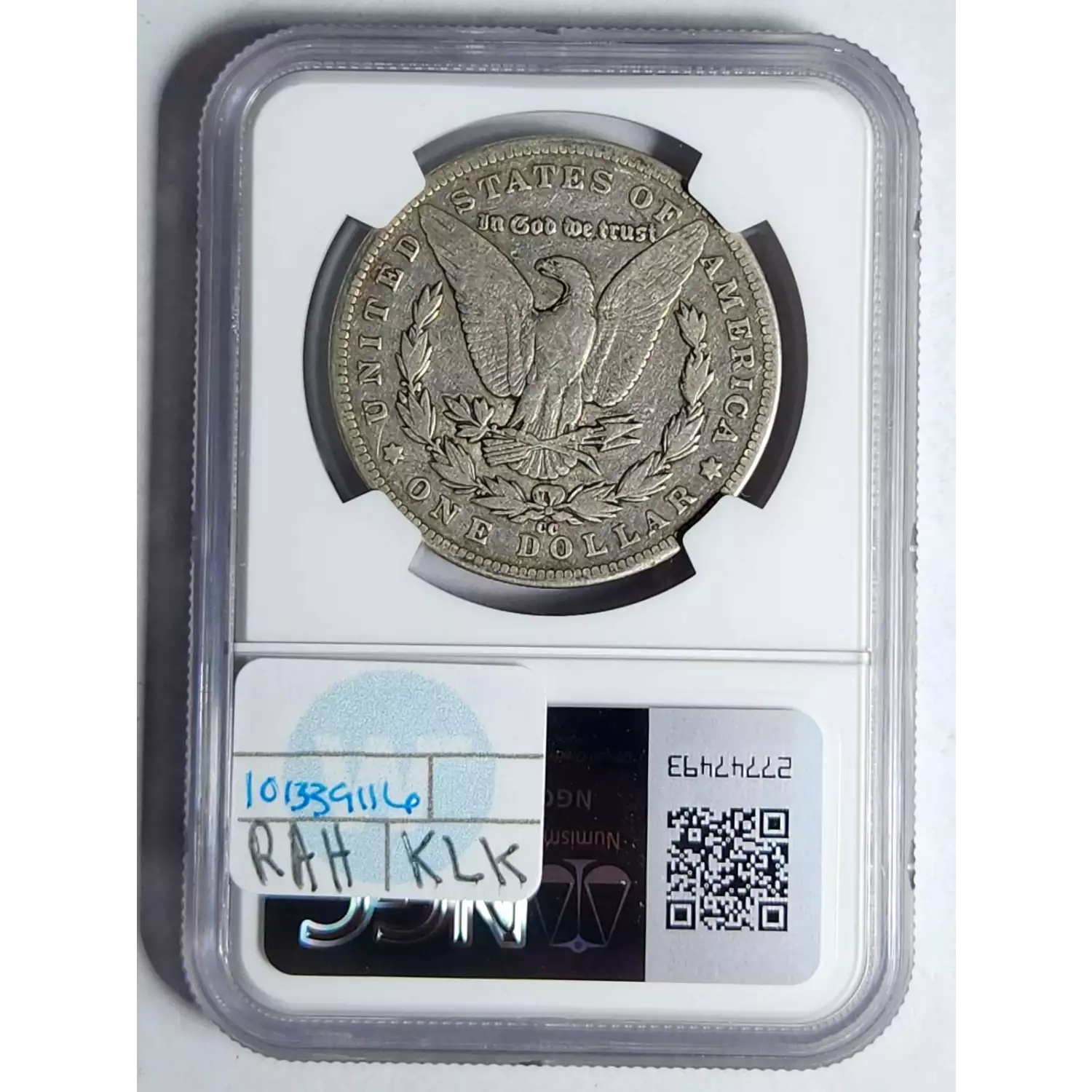 1893-CC Morgan Silver Dollar NGC VG-10 - Bob Paul Rare Coins