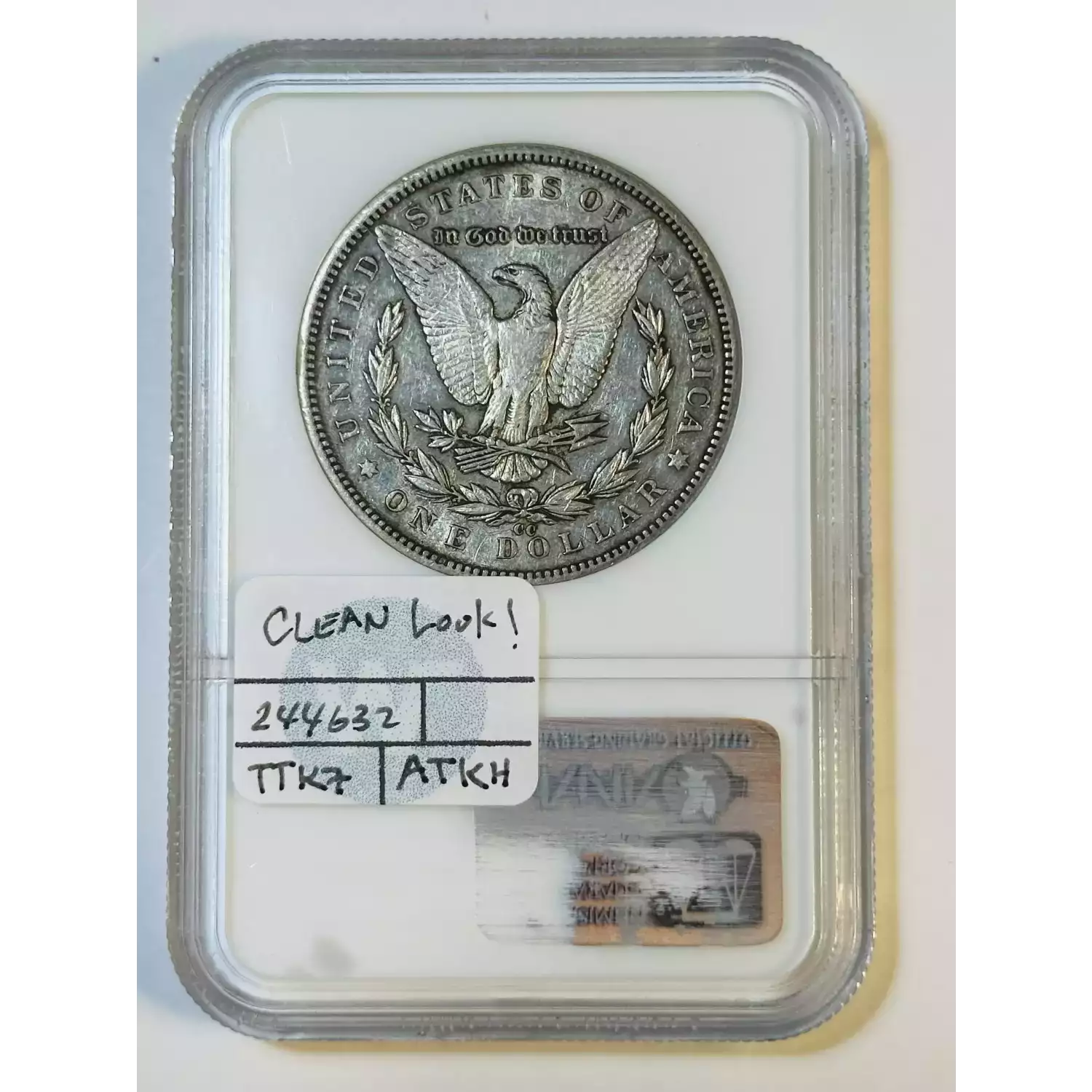 1893-CC Morgan Silver Dollar NGC AU-50 - Bob Paul Rare Coins