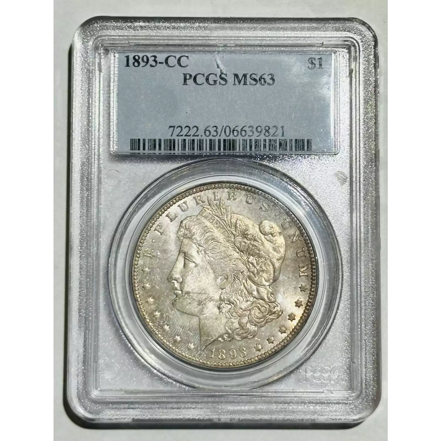 1893-CC Morgan Silver Dollar PCGS MS-63 PL Surfaces! - Bob Paul Rare Coins