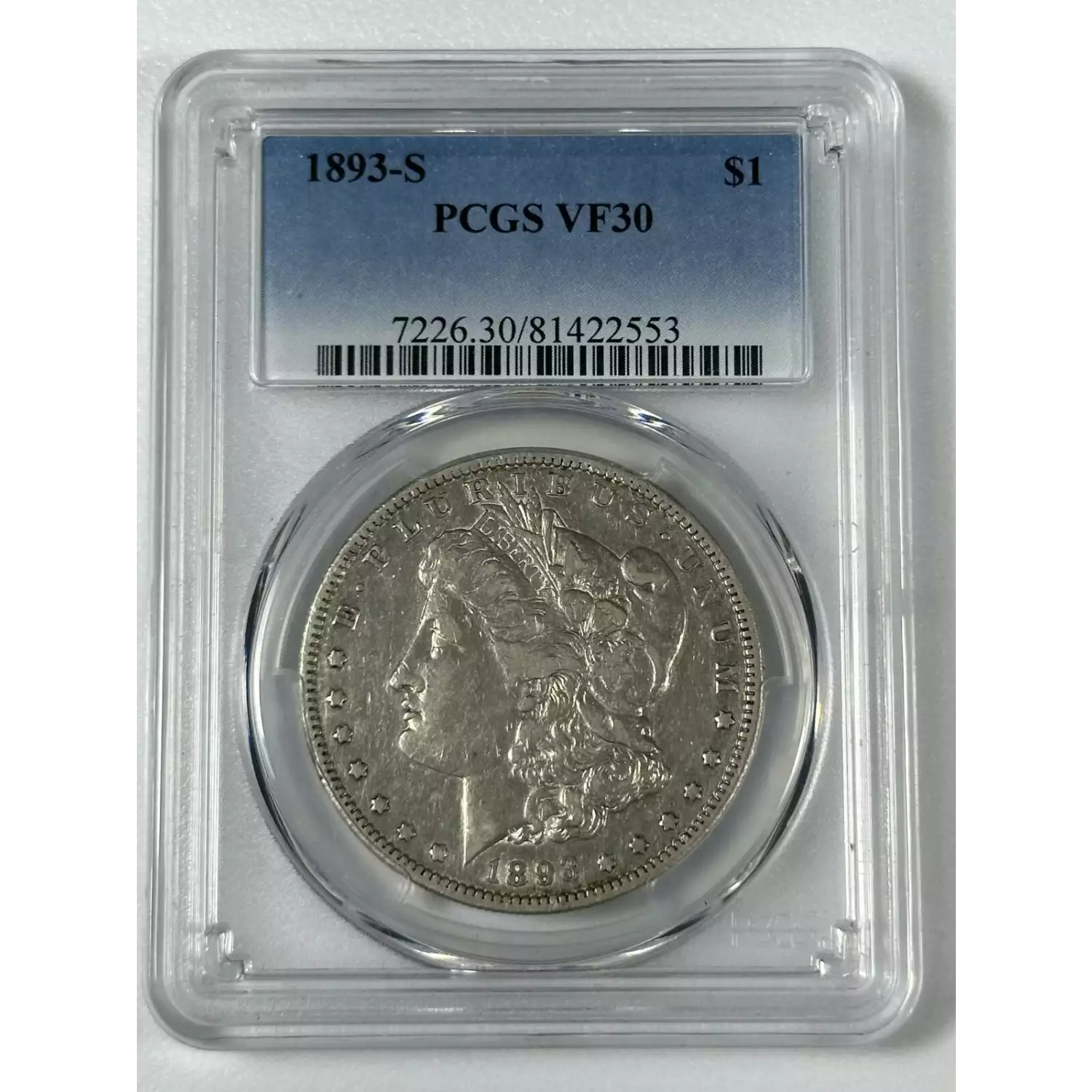 1893-S Morgan Silver Dollar PCGS VF-30 White! - Bob Paul Rare Coins