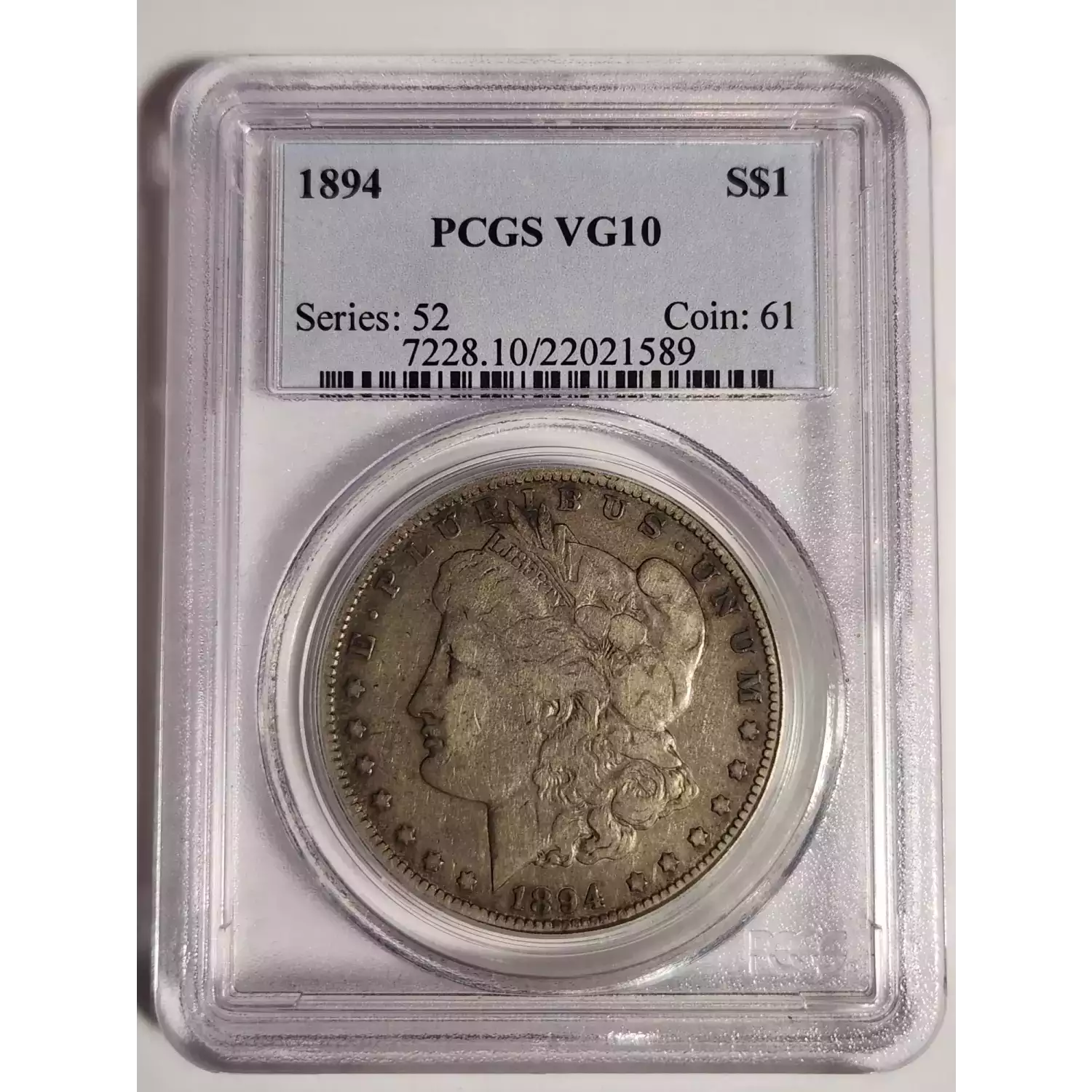 1894 Morgan Silver Dollar PCGS VG-10 - Bob Paul Rare Coins