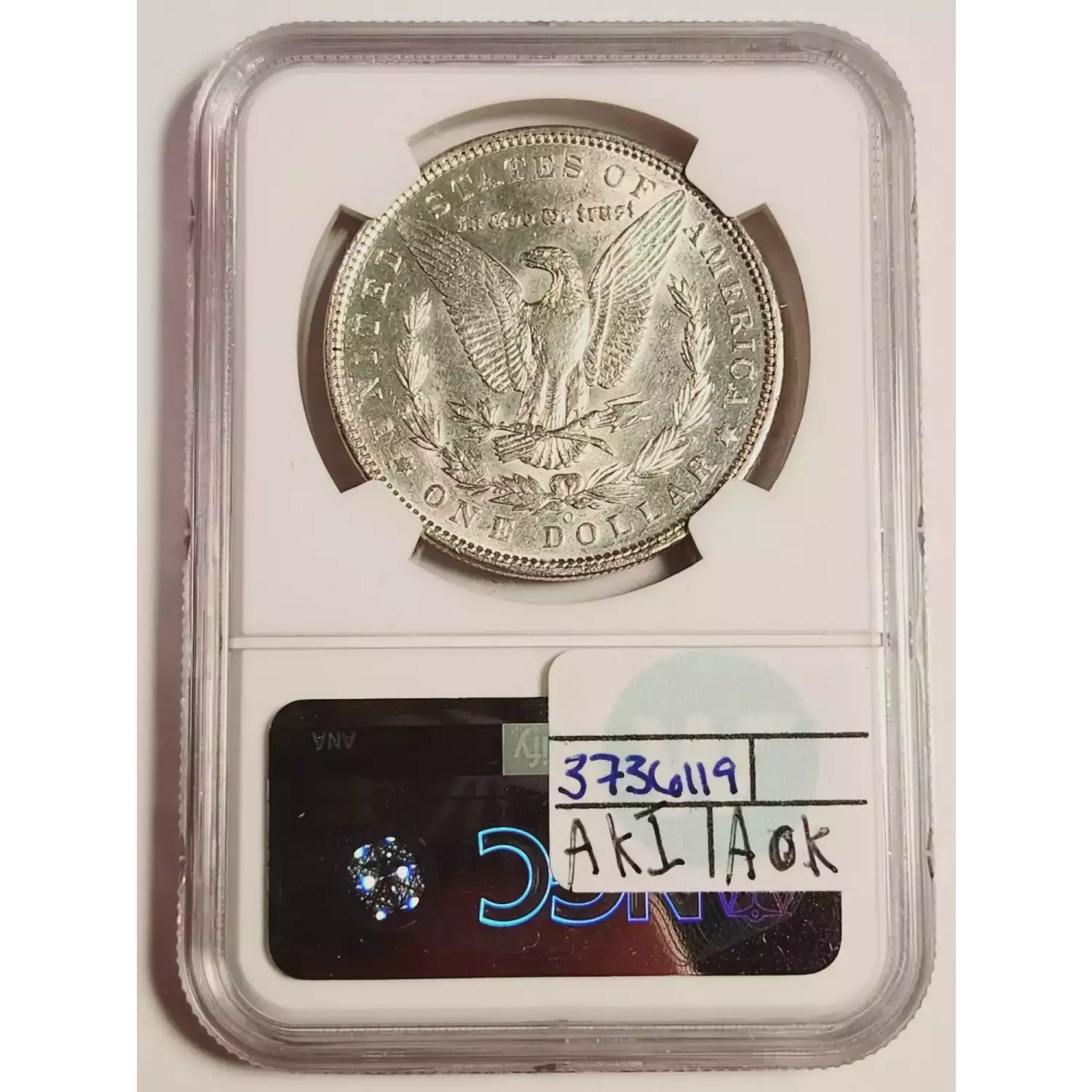 1894-O Morgan Silver Dollar NGC AU-53 Sight White - Bob Paul Rare Coins