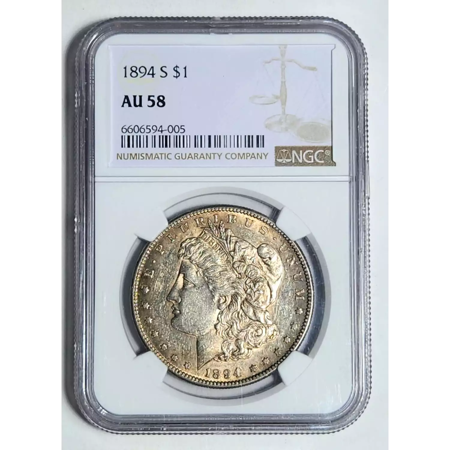 1894-S Morgan Silver Dollar NGC AU-58 - Bob Paul Rare Coins